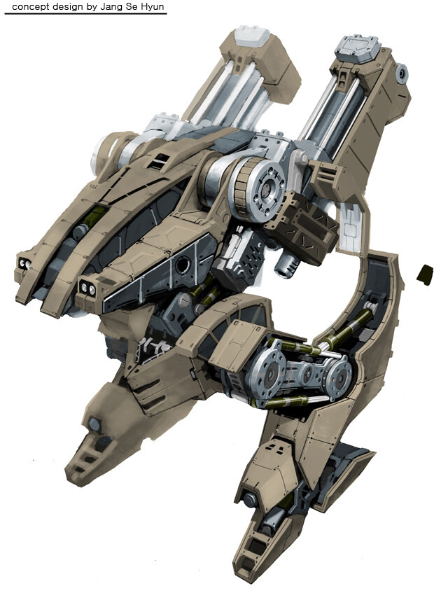 ArtStation - Artillery Walker - Metal Rage