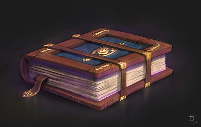 ArtStation - Arcane Magic Book