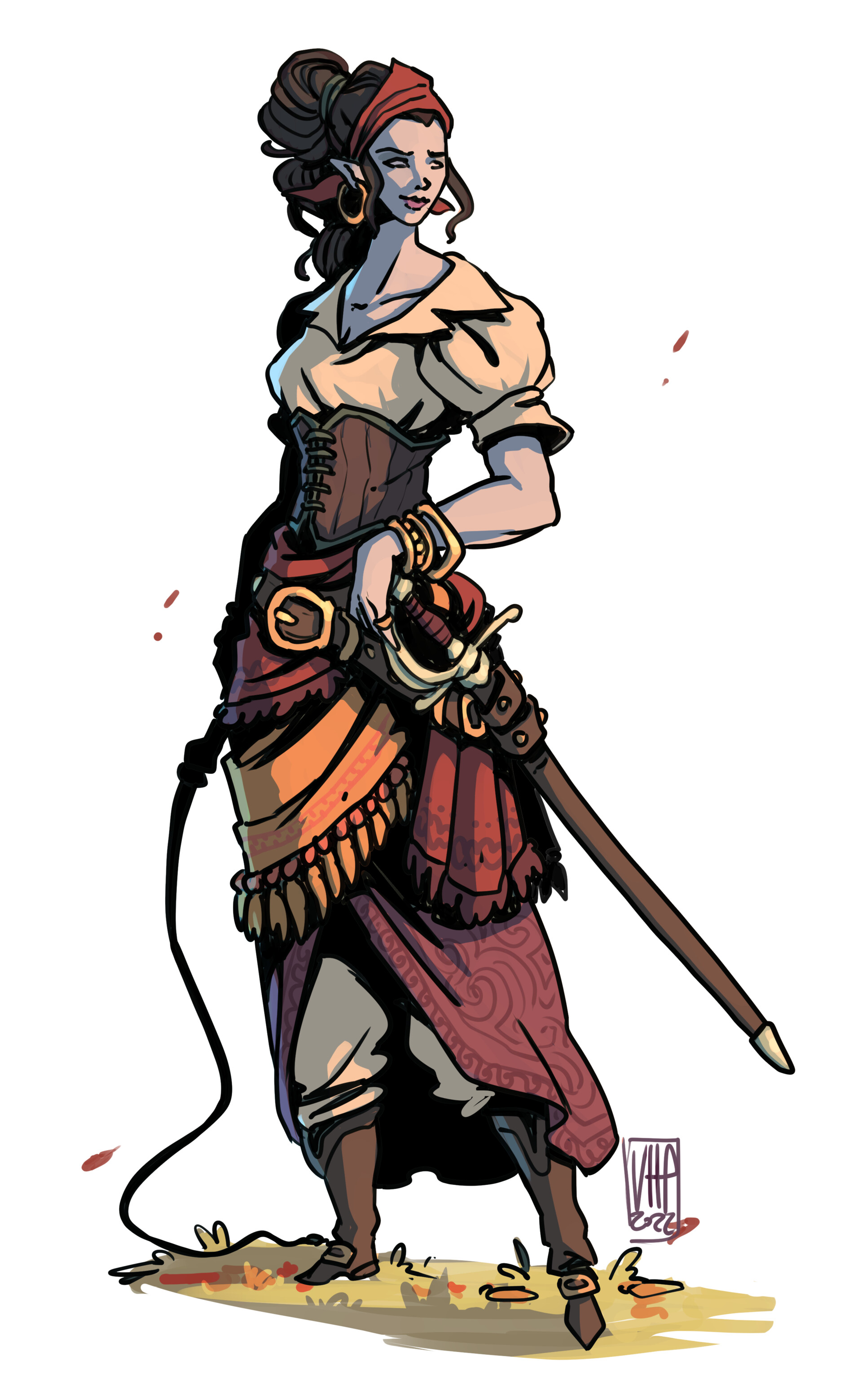 Bone Dust - Mirella Velikovna, Dhampir Way of Mercy Monk