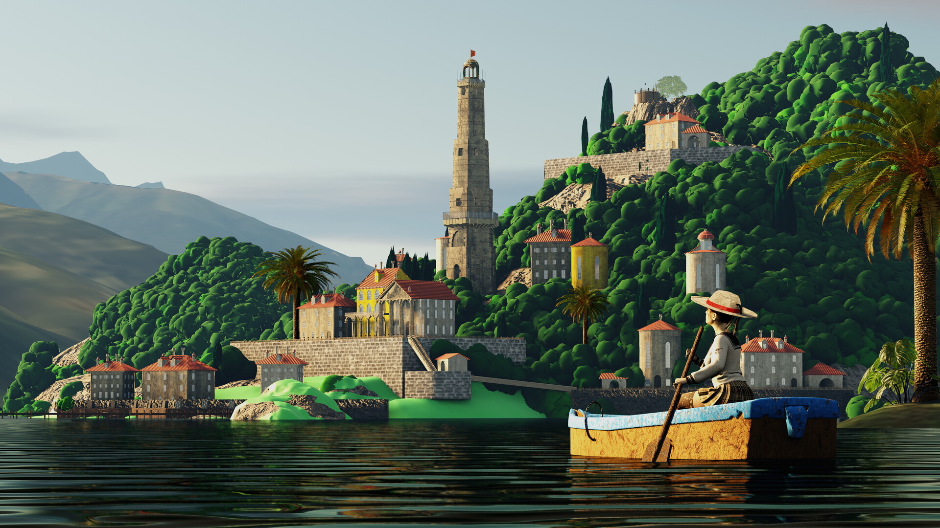 Nithin Rajan - Island : Ghibli Style