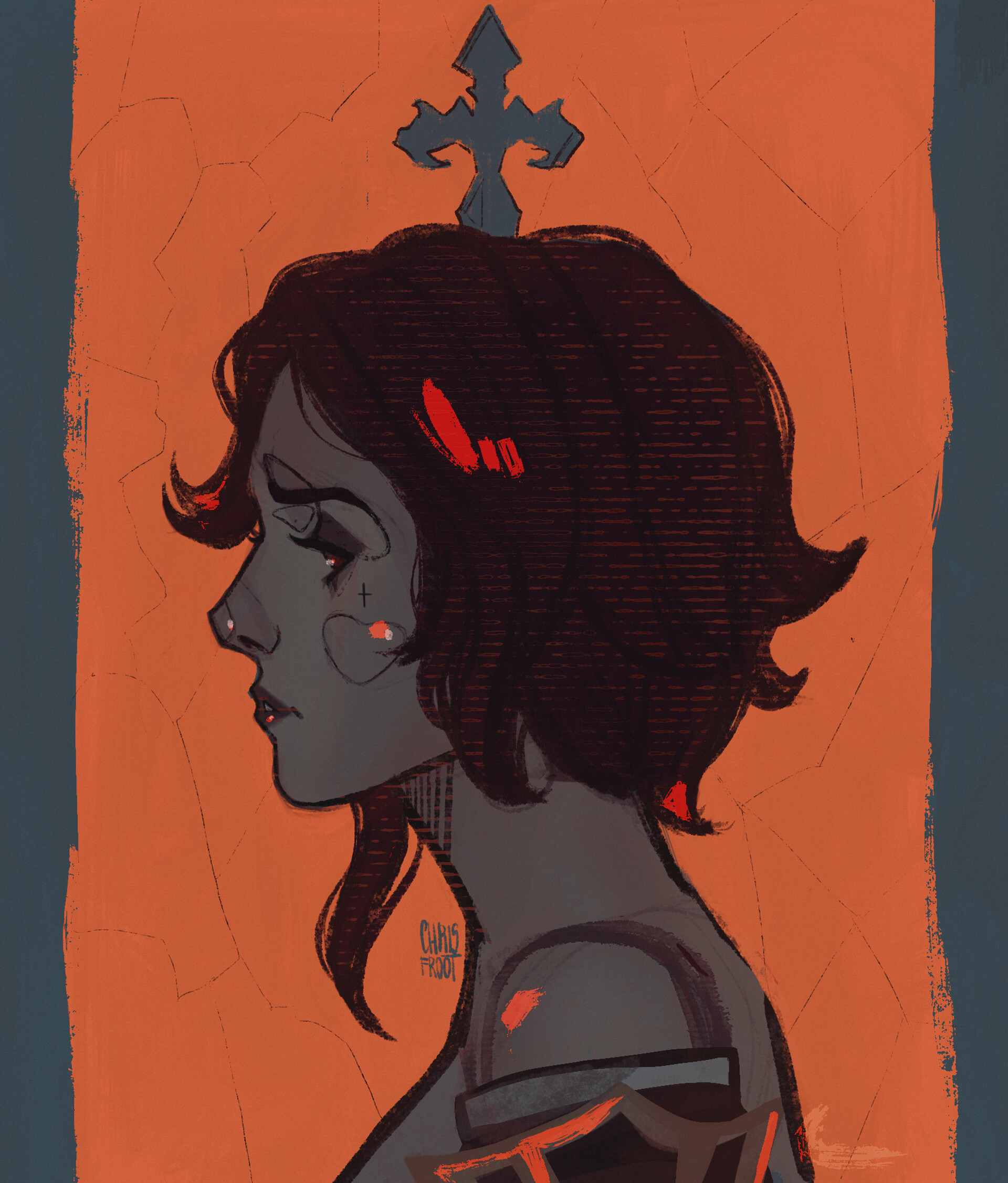 ArtStation - Rosaria from Genshin Impact