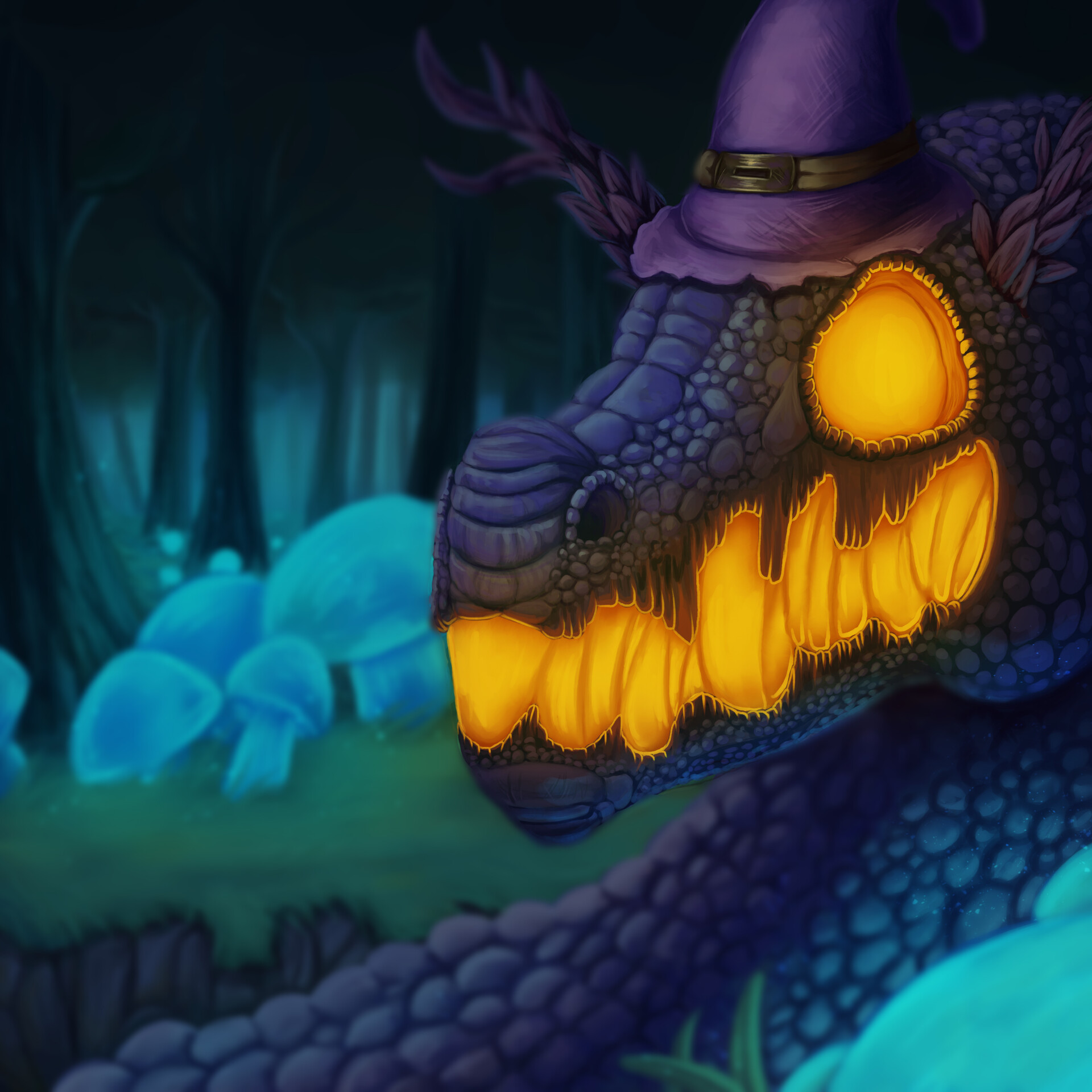 ArtStation - Spooky Dragon