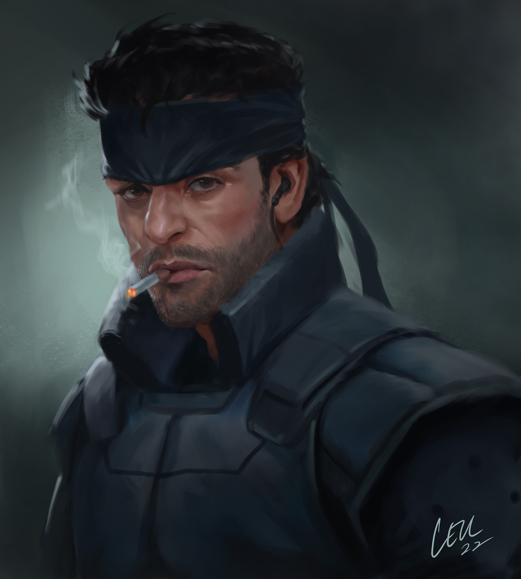 Francell Garrote - Solid Snake - Metal Gear Solid