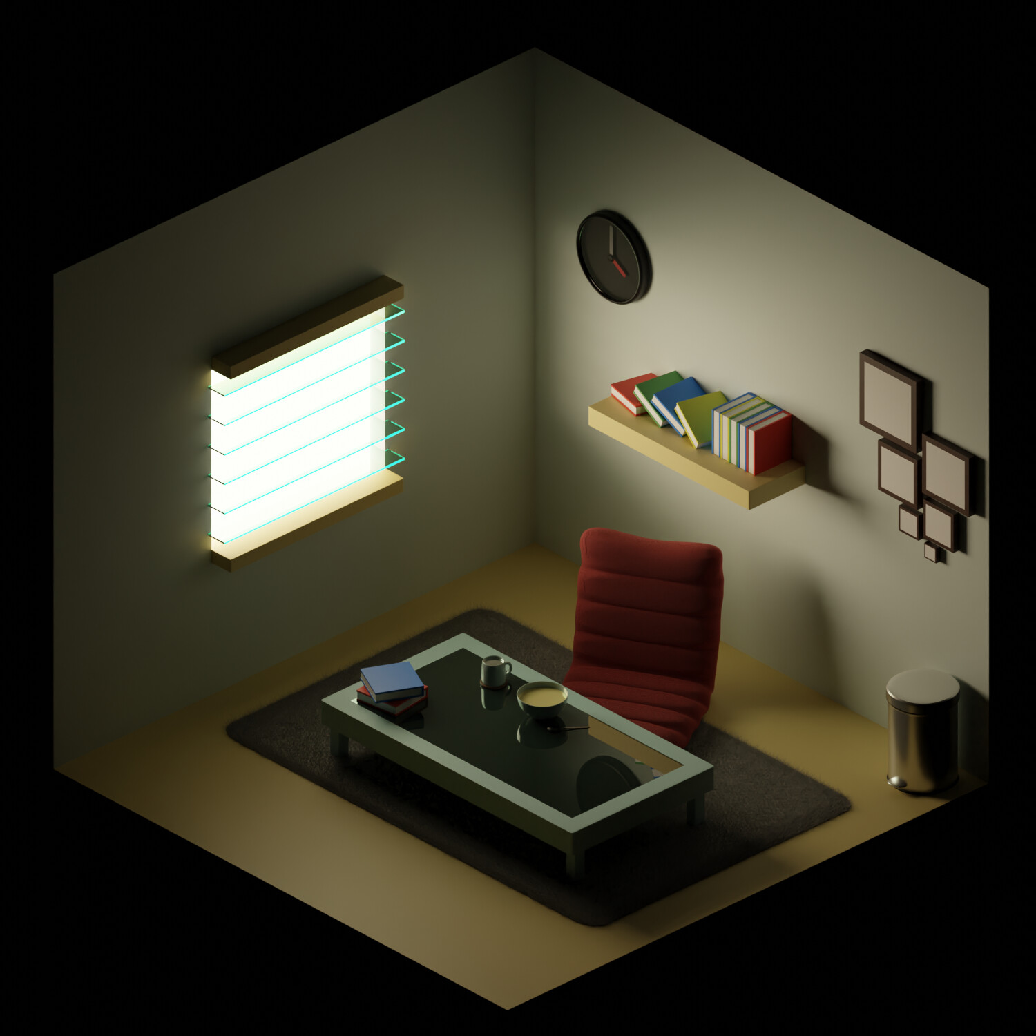 ArtStation - isometric room