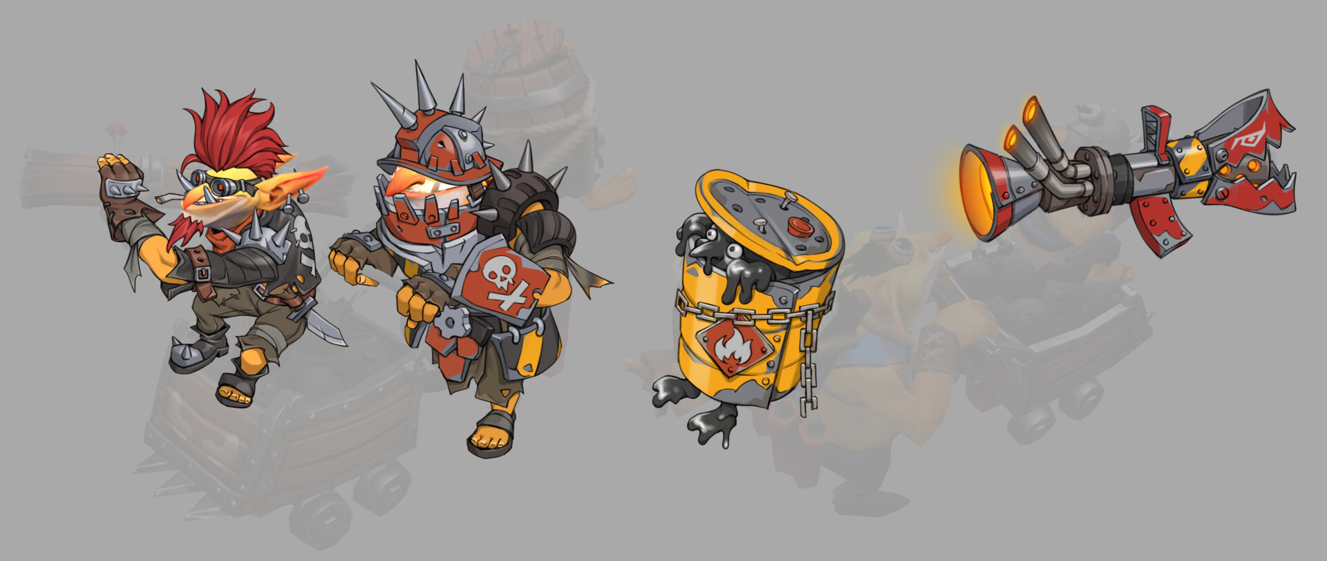 Dota 2 Techies Concept Art