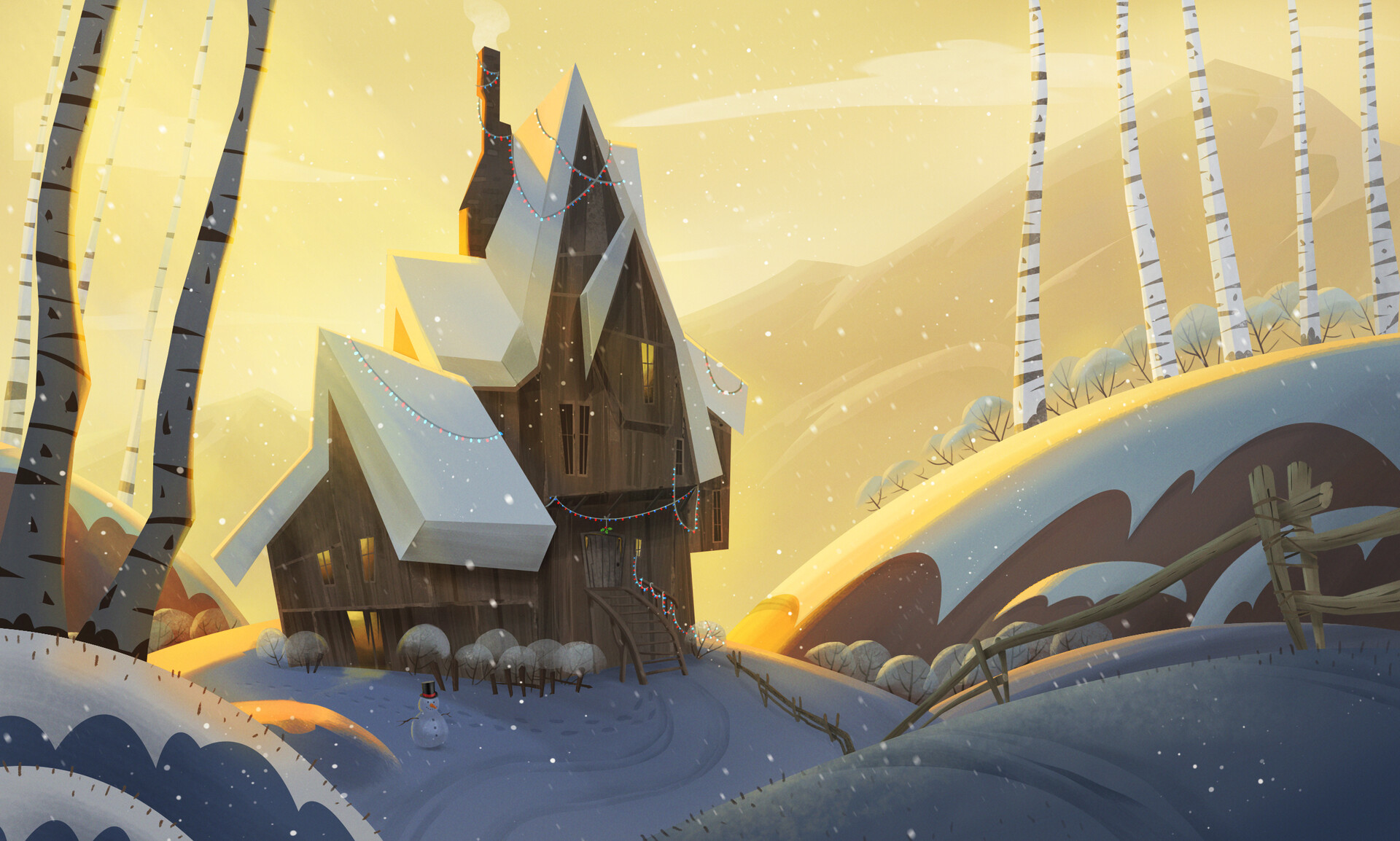 ArtStation - Background "Klaus" Style