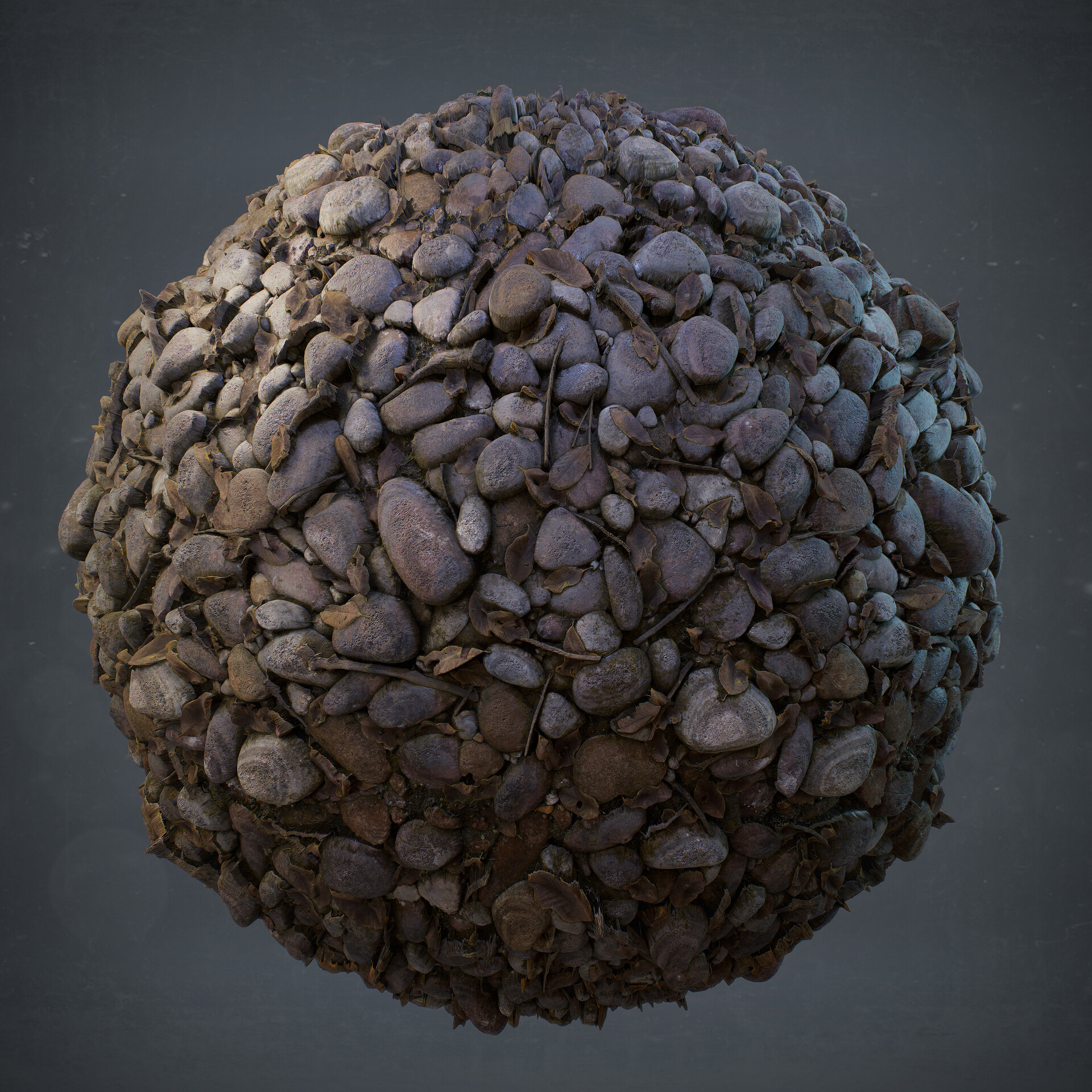 Daniel Hull Portfolio - Cobble Floor Material - Substance/Zbrush
