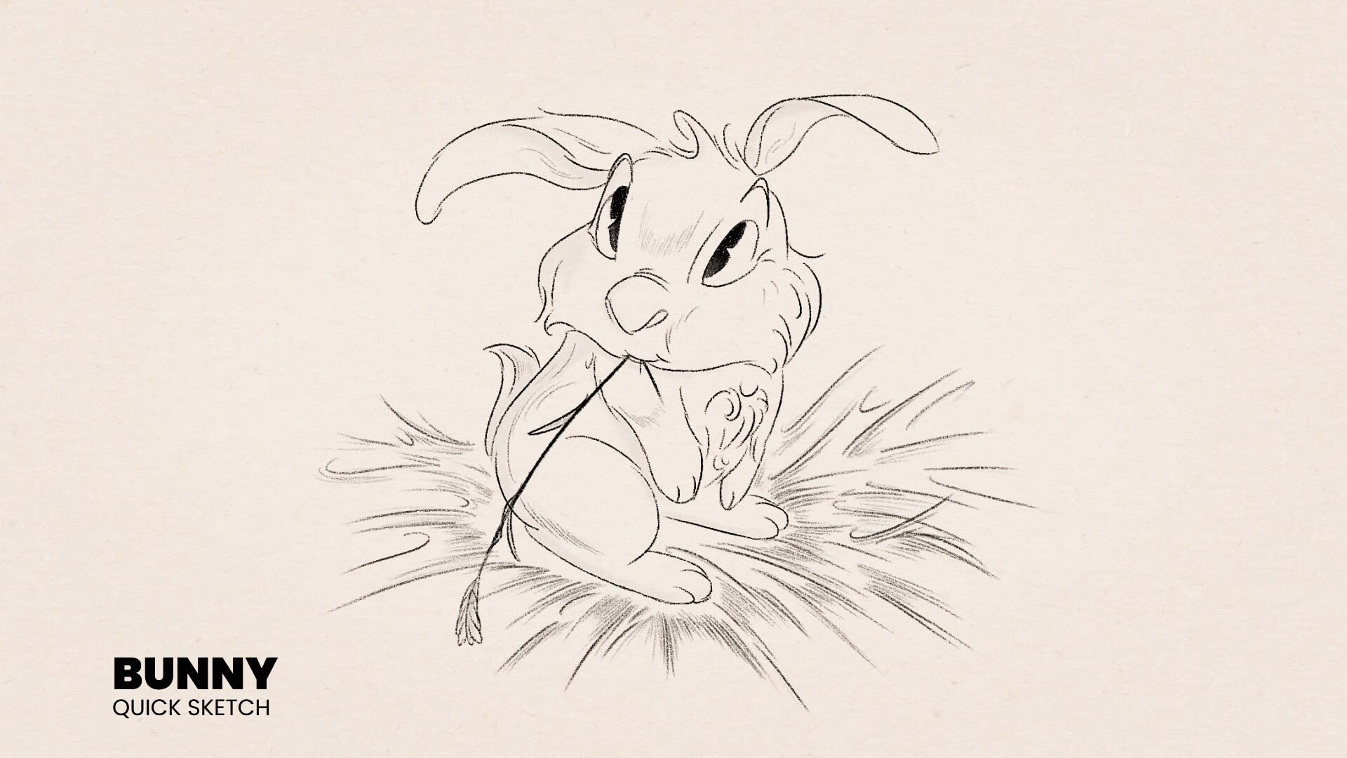 ArtStation - Bunny - quick sketch