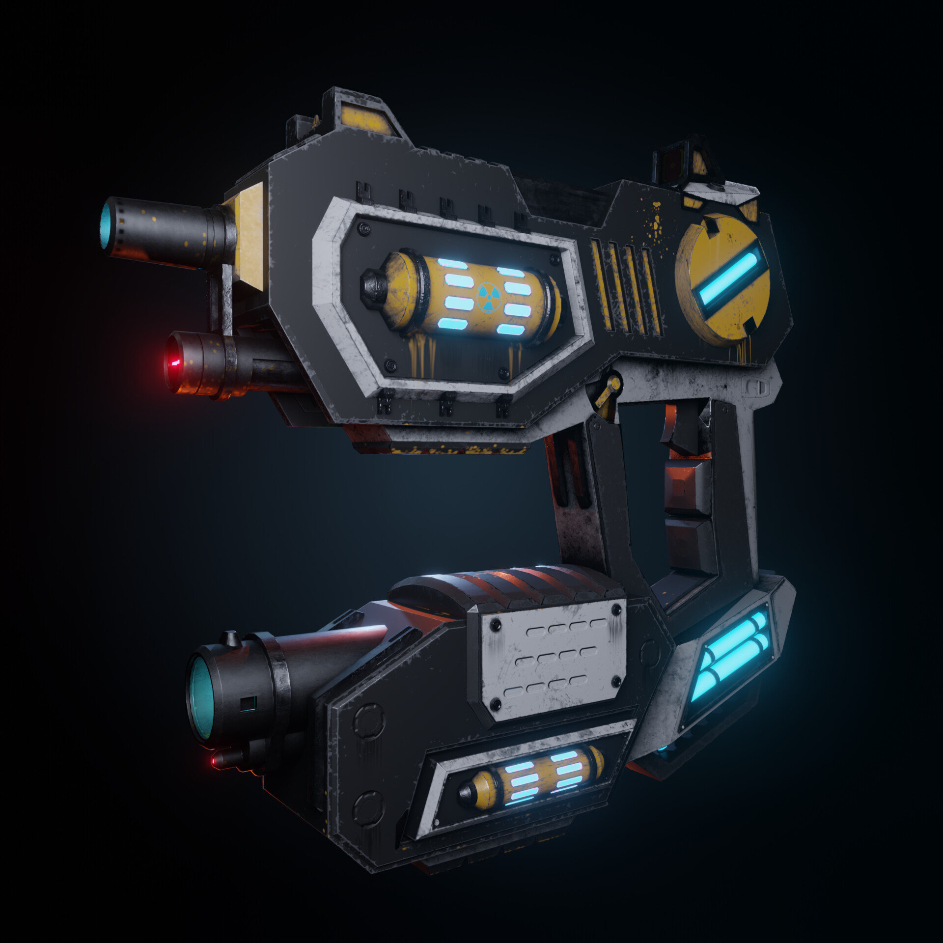 ArtStation - futuristic blaster