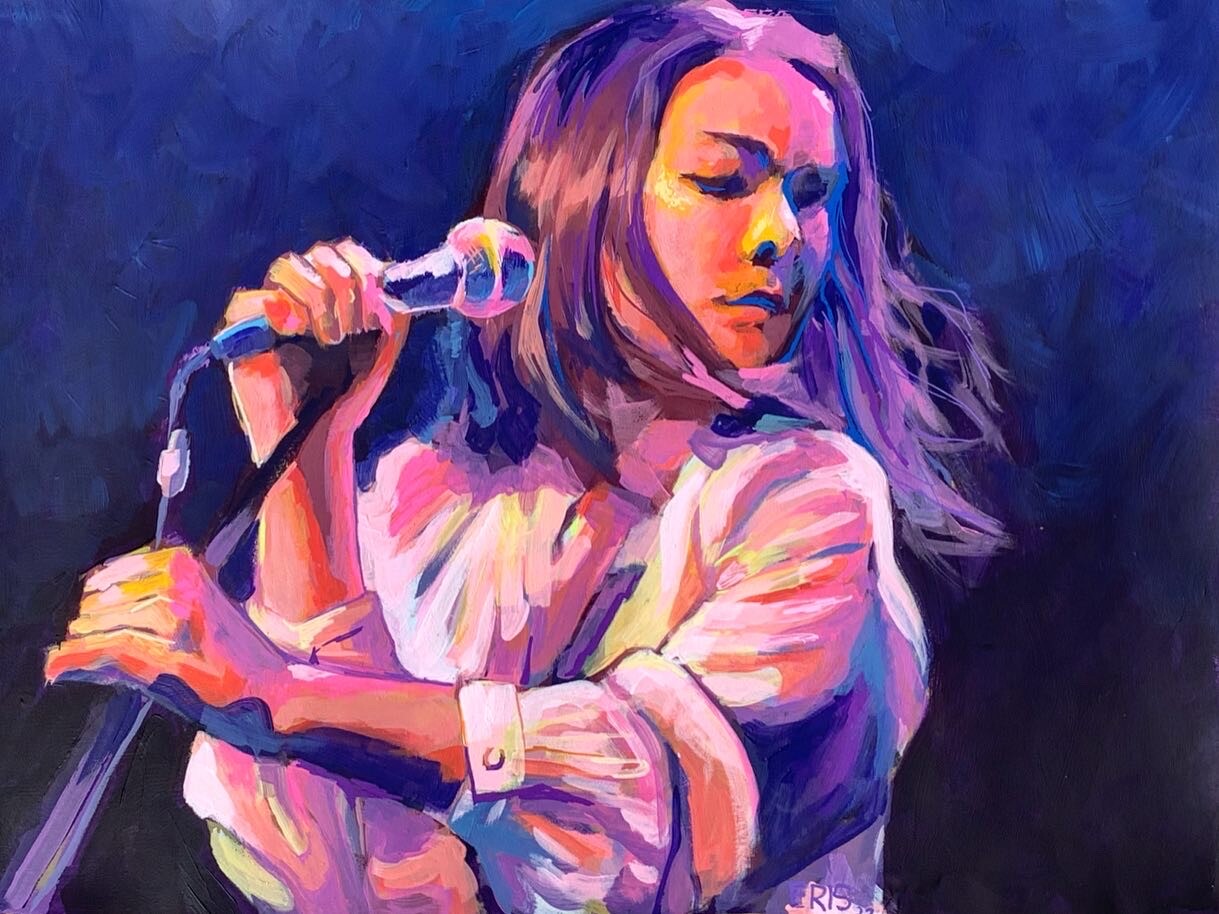 ArtStation - Mitski paining fanart