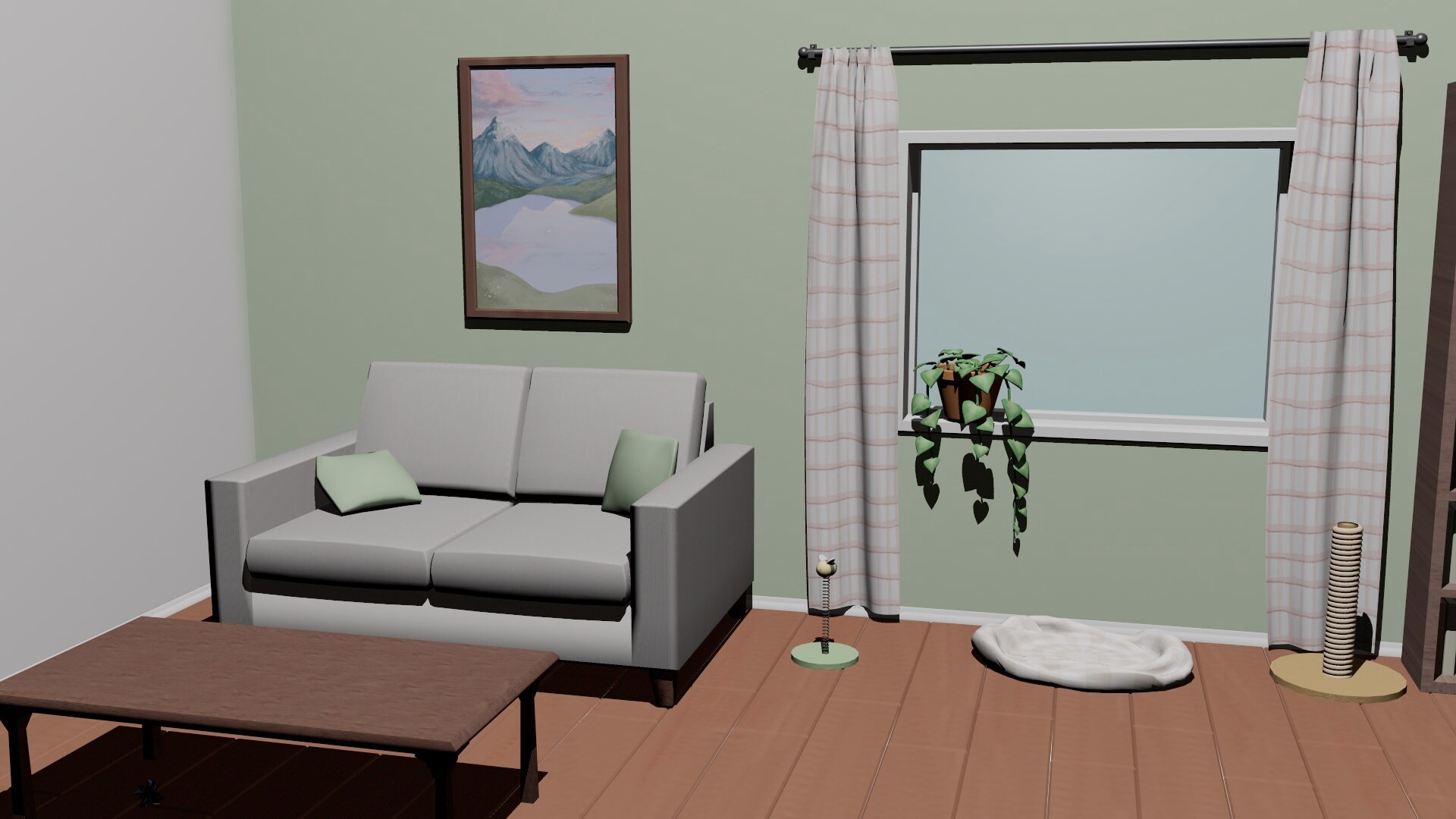 ArtStation - Calm Living Room