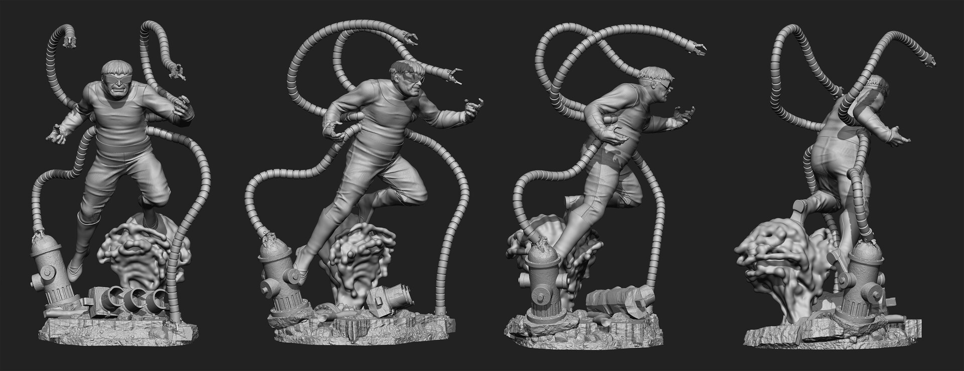 ArtStation - DST Marvel Gallery Dr Octopus PVC statue