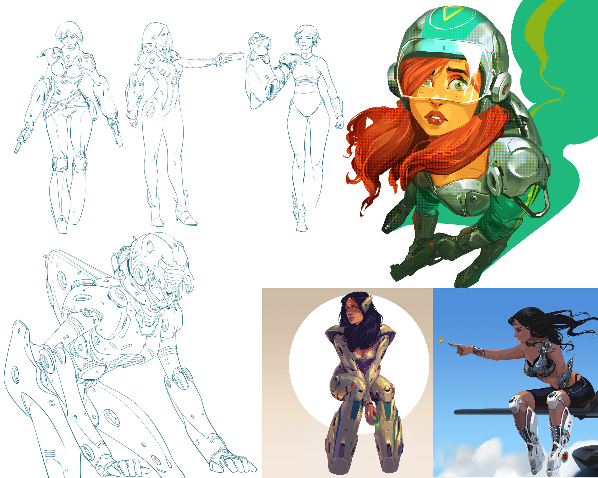 ArtStation - Sketches BW & Color