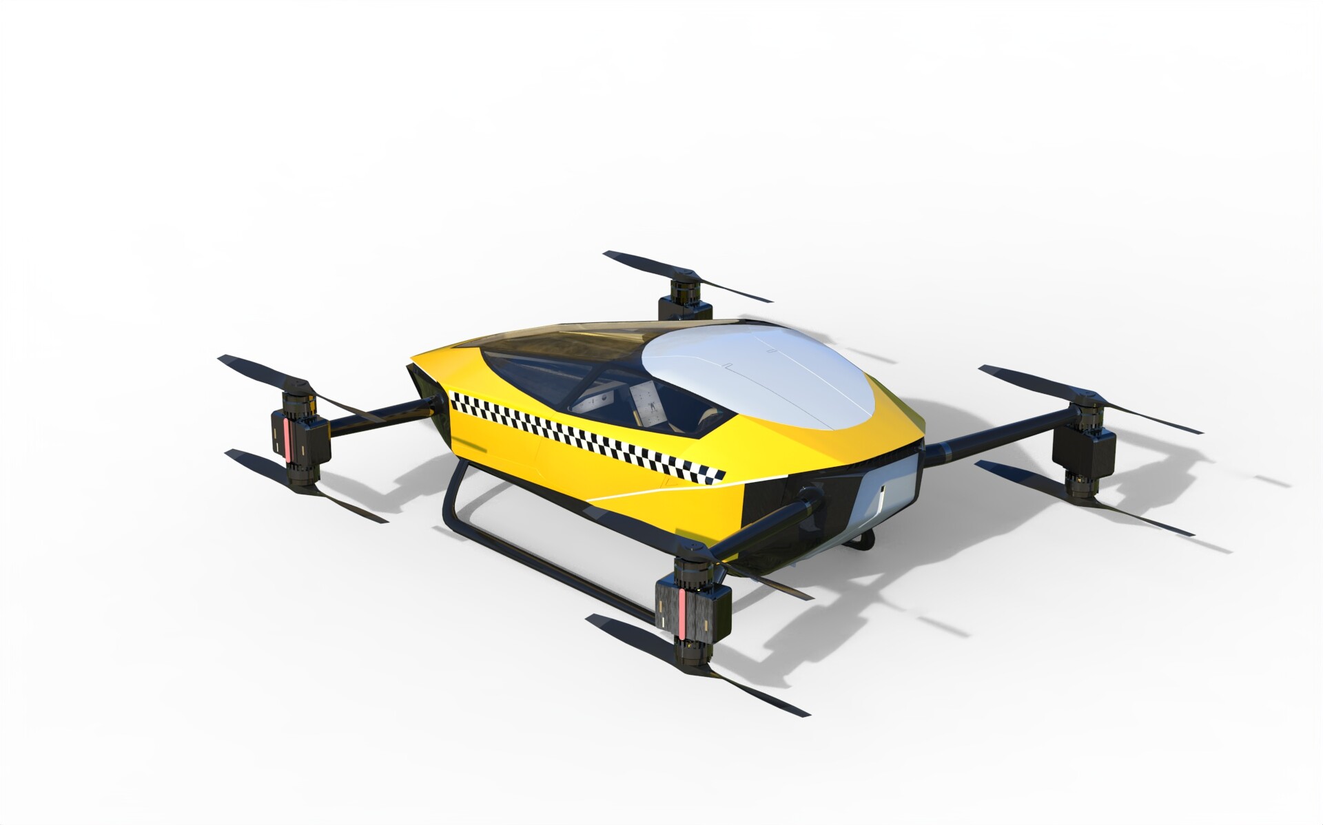 Tim Samedov - Xpeng X2 Flying car EVTOL 3D model