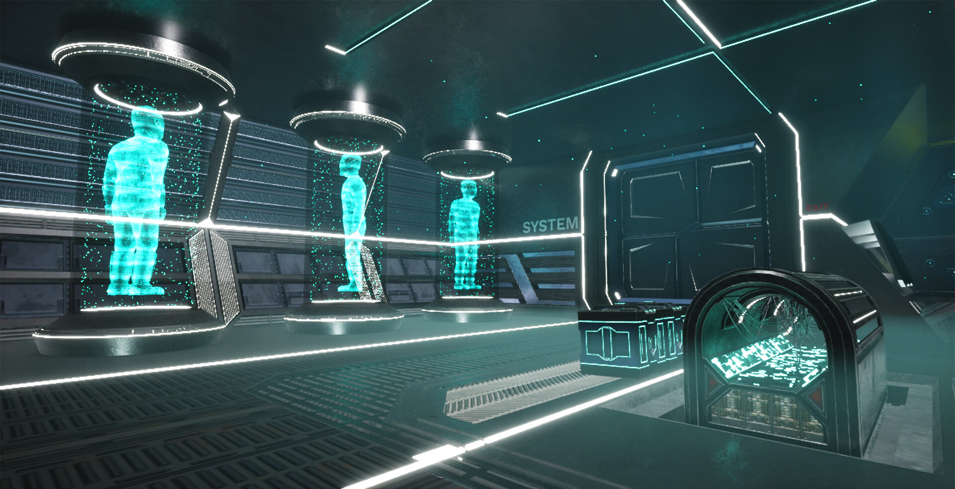 Hakan ER - Spaceship Interior - Level Design