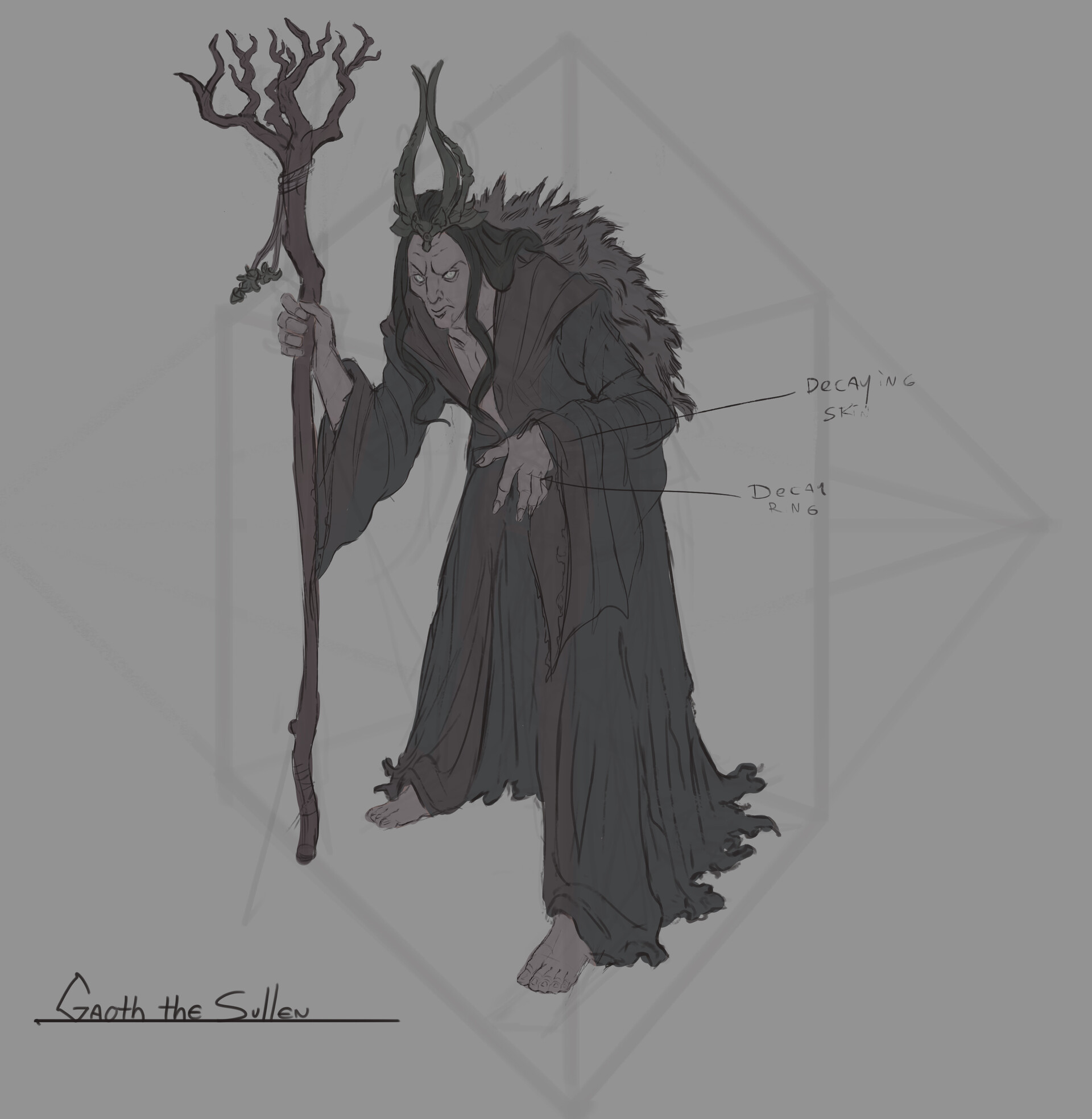 Rembrandt van Leeuwen - Gaoth the Solemn - Decay Wizard - VINGARD ...