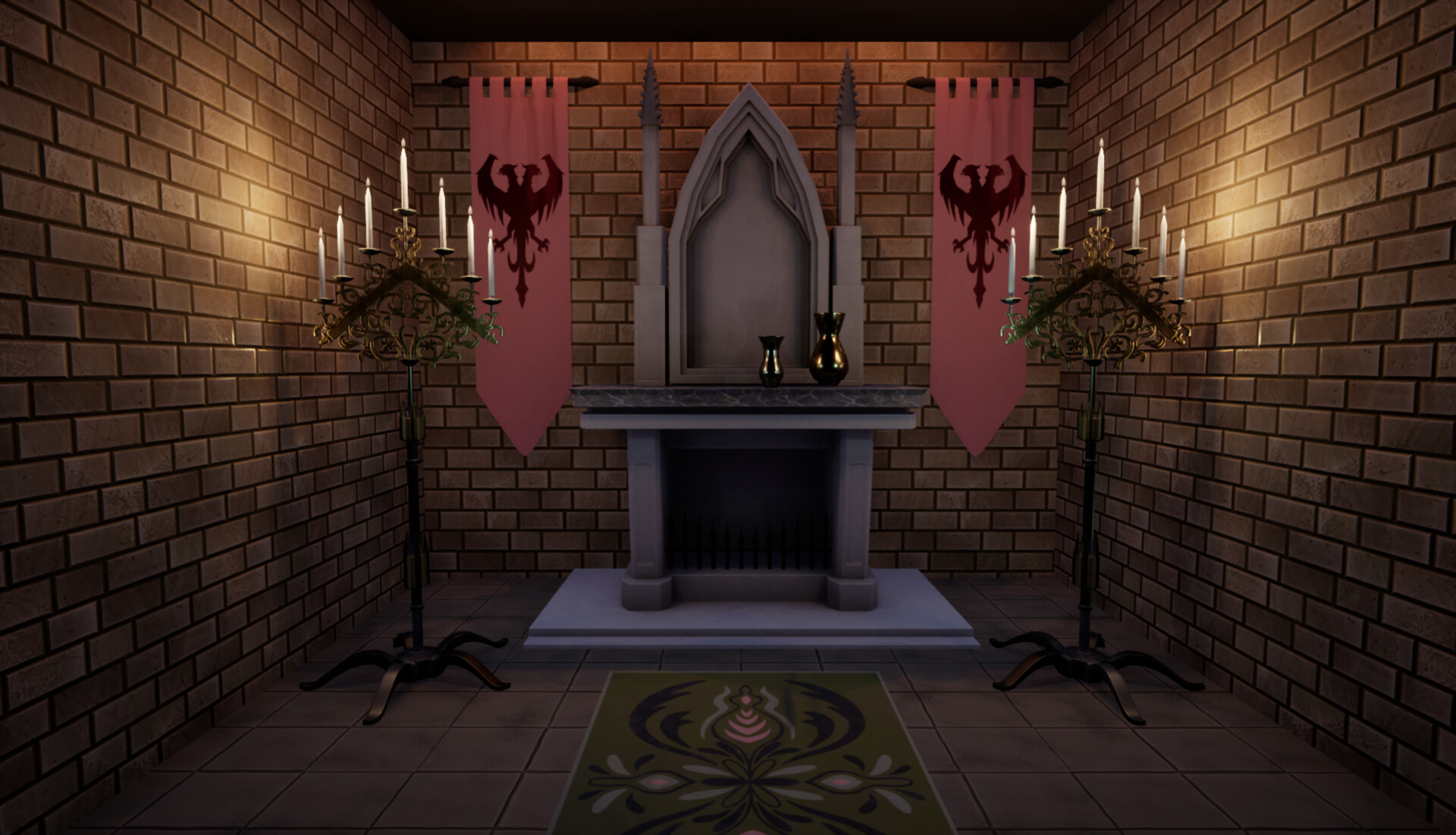 ArtStation - Fireplace