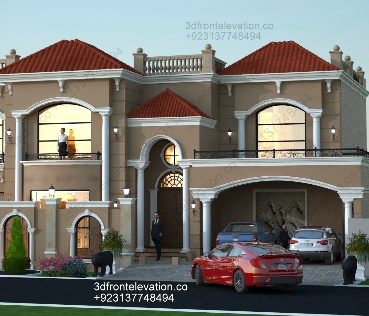 Architect for Design 3dfrontelevation.co - Best Architect for Beautiful Bungalow House New Town ...