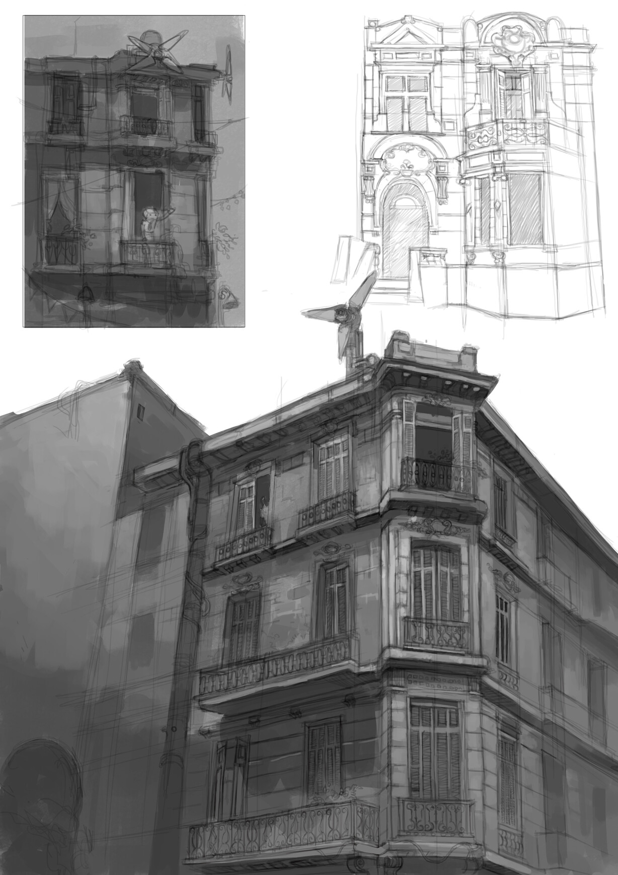 ArtStation - Building Studies