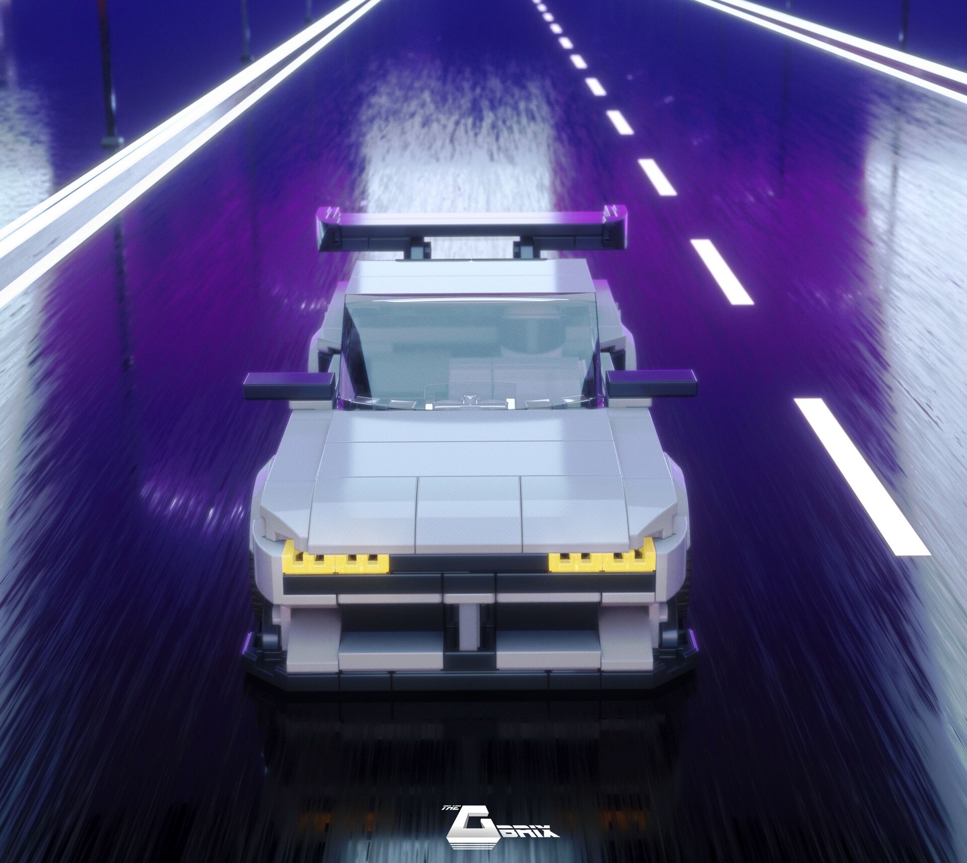 Attila Gallik - LEGO Hyundai N Vision 74 Renders