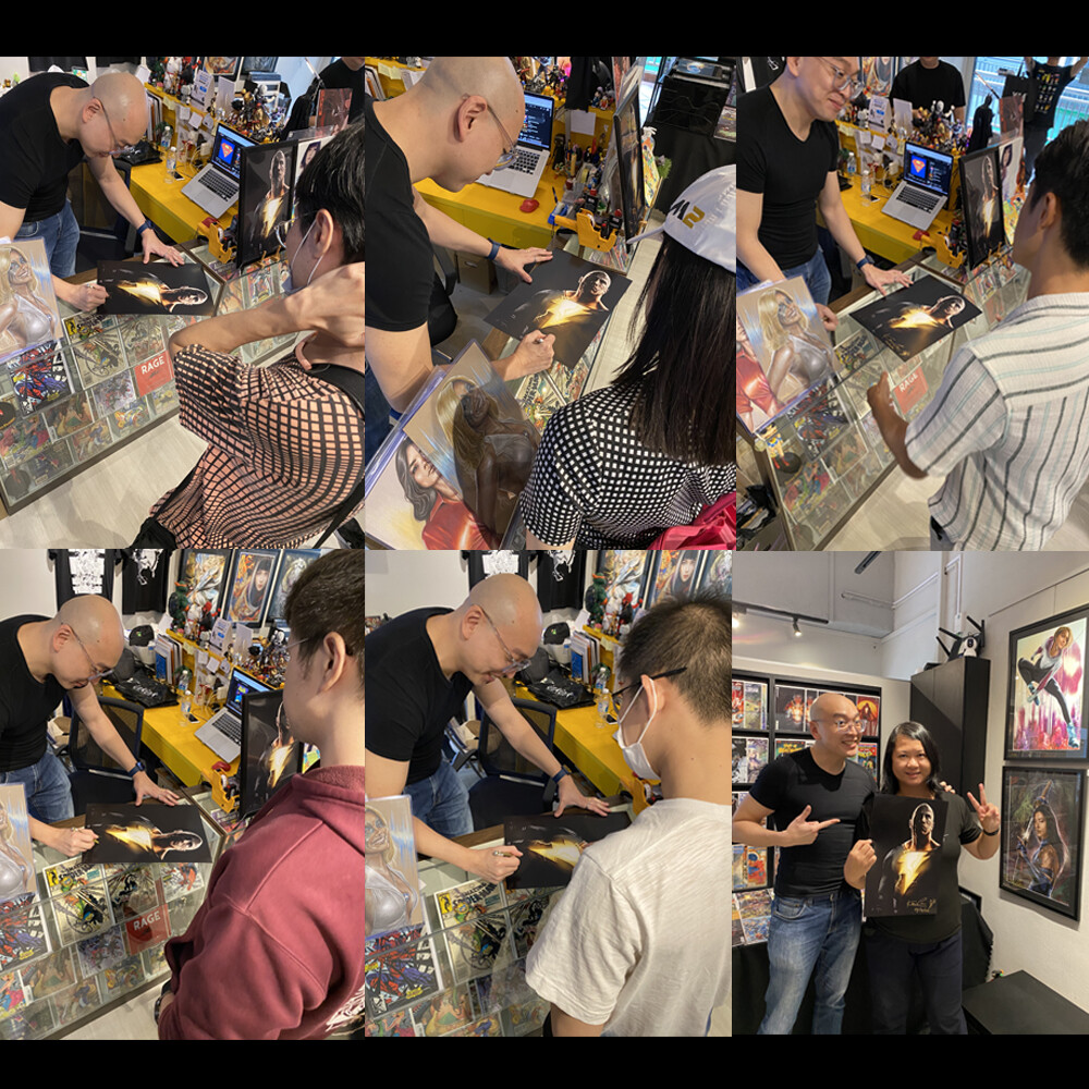 Kevin Chua - Black Adam, Dwayne Johnson