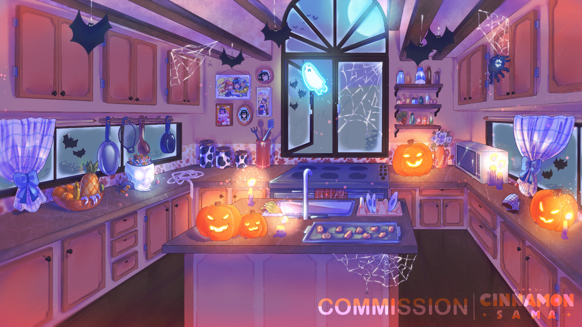 ArtStation - Spooky kitchen