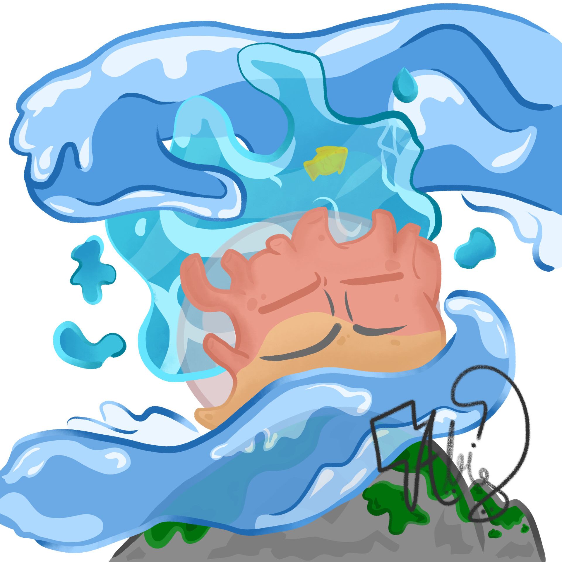 ArtStation - Water puffle