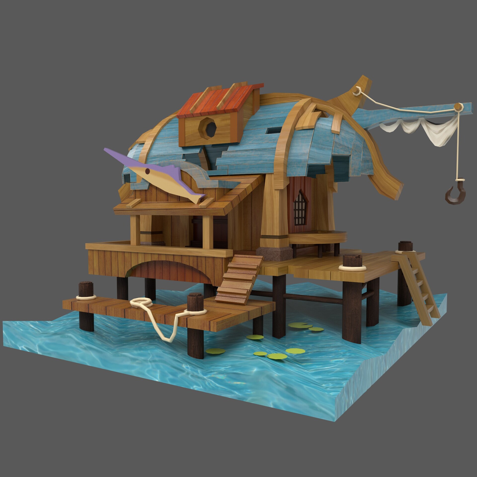ArtStation - Angler's house