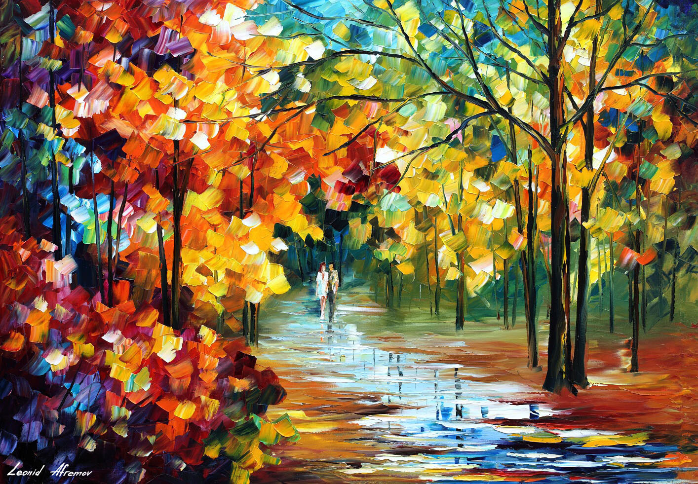 ArtStation - THE SPIRIT STROLL — oil painting on canvas