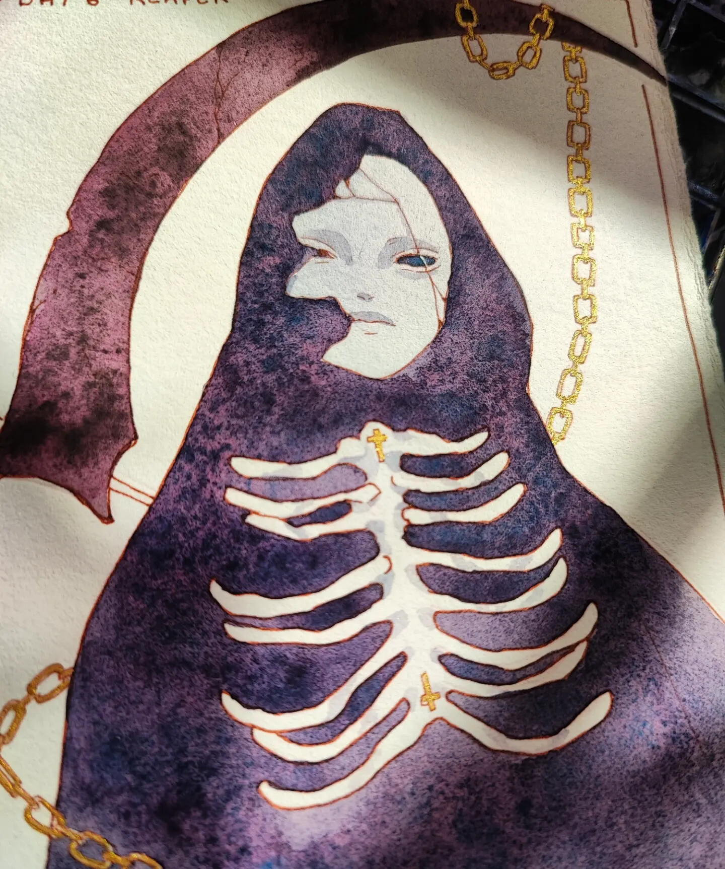 ArtStation - Reaper, Watercolor and Ink