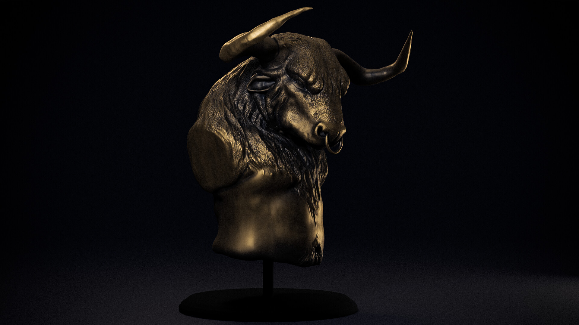 ArtStation - Minotaur Bust Sculpt