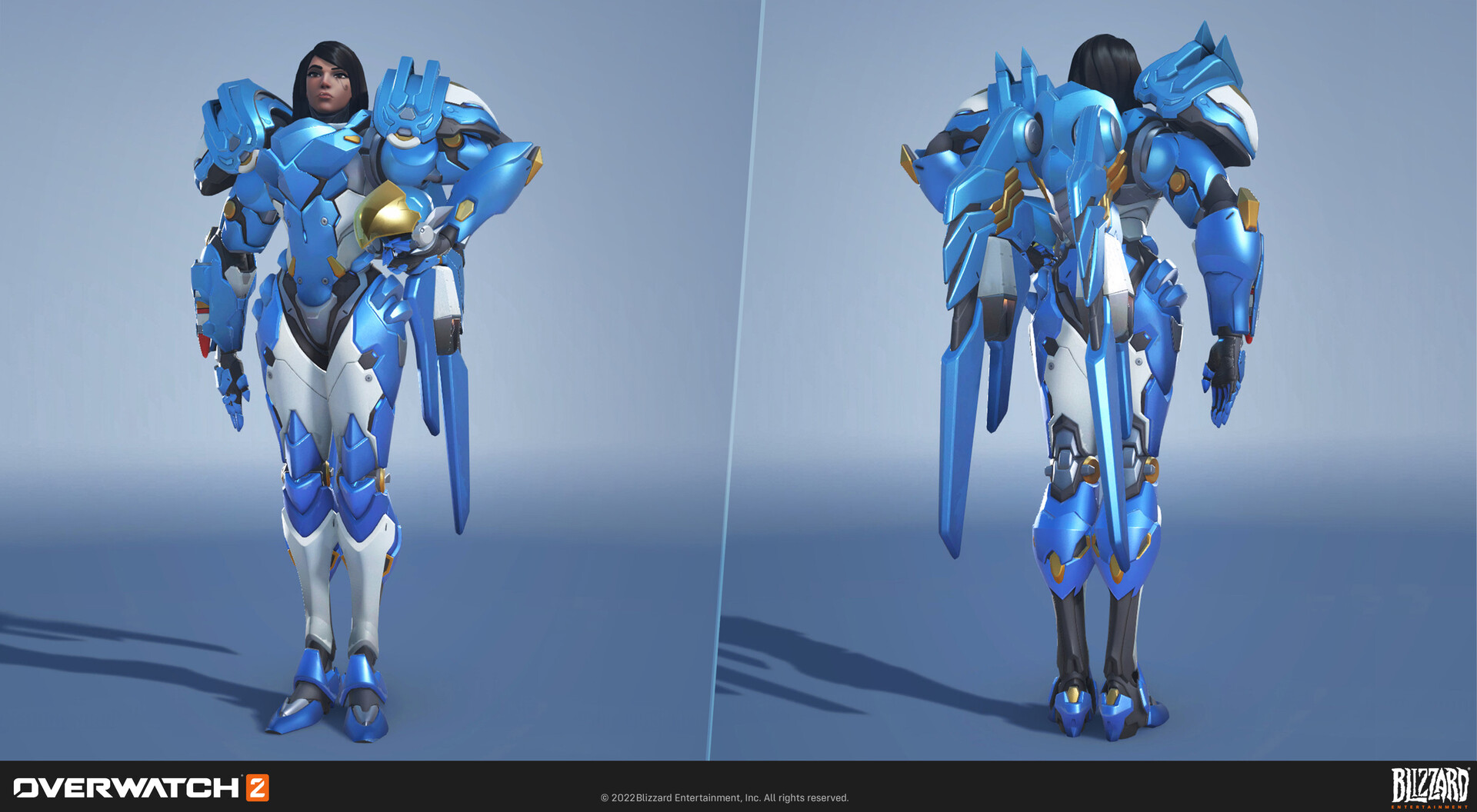 Caballero Azul De Pharah De Overwatch