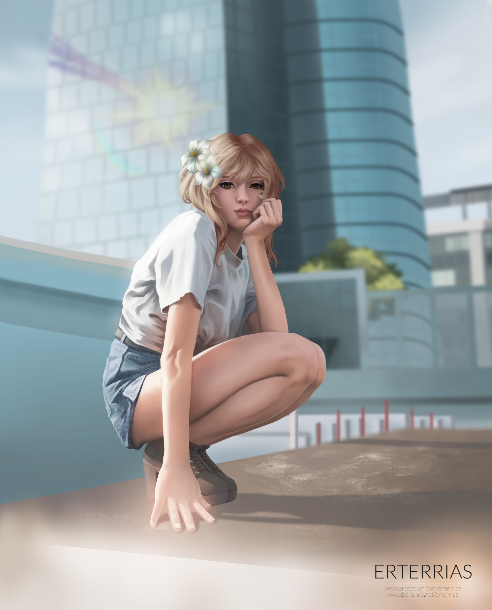 ArtStation - Genshin Impact Lumine fanart