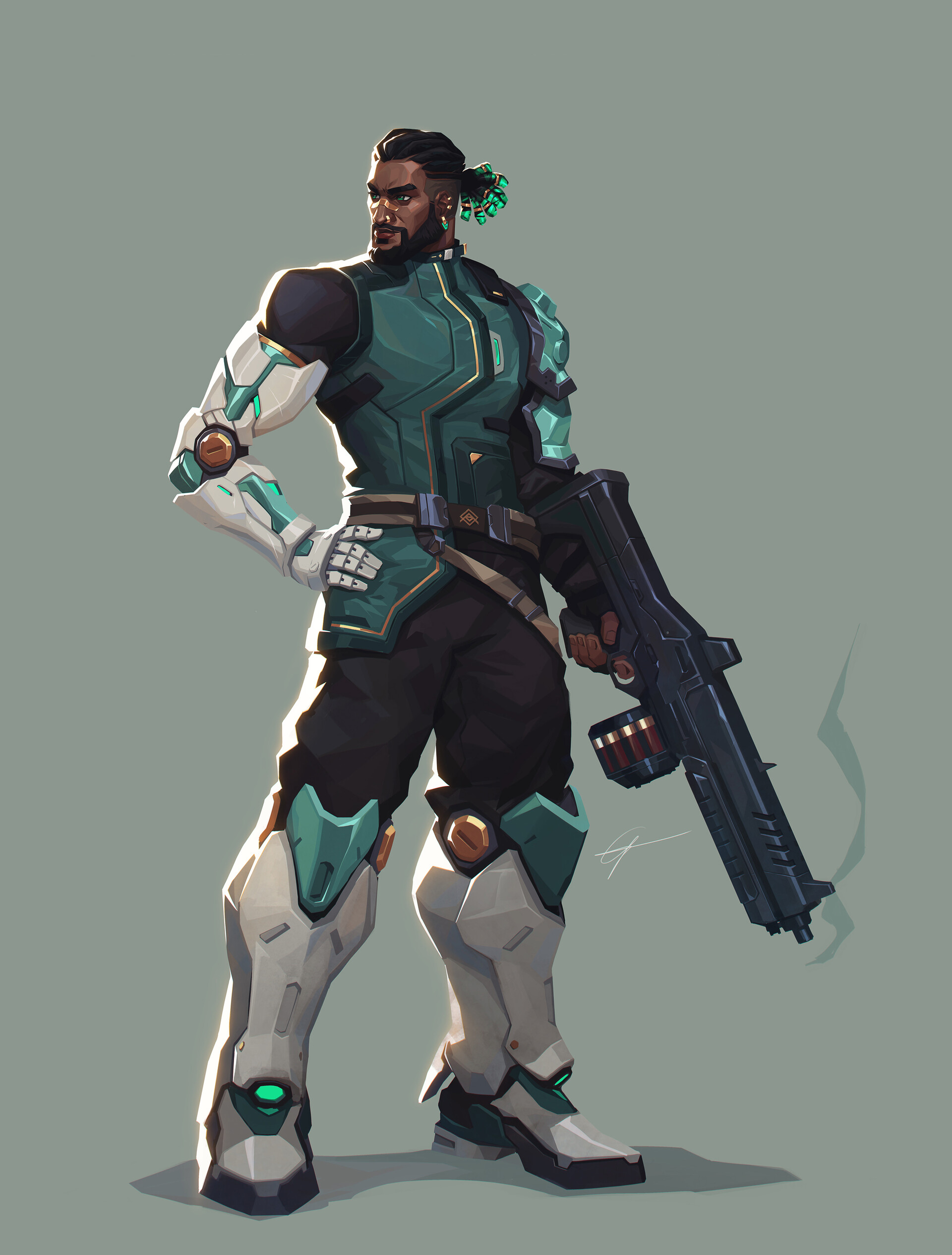 Alfonso Maesa - Valorant Agent Character Concept Fanart