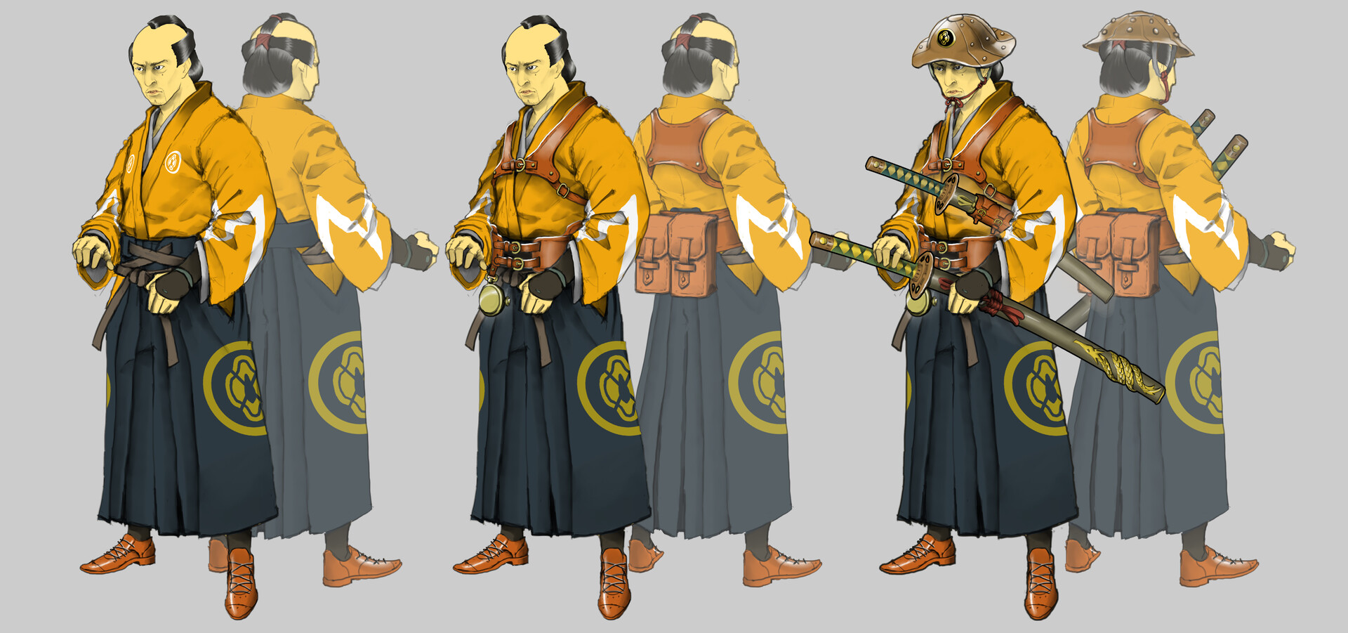 ArtStation - Steampunk Samurai