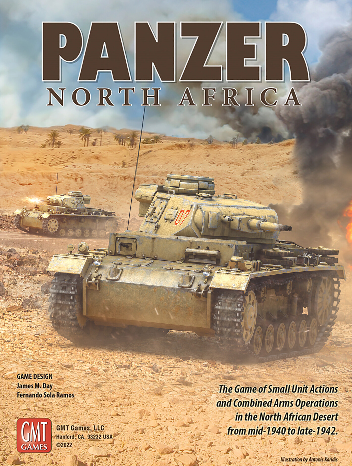 ArtStation - GMT GAMES - Panzer North Africa