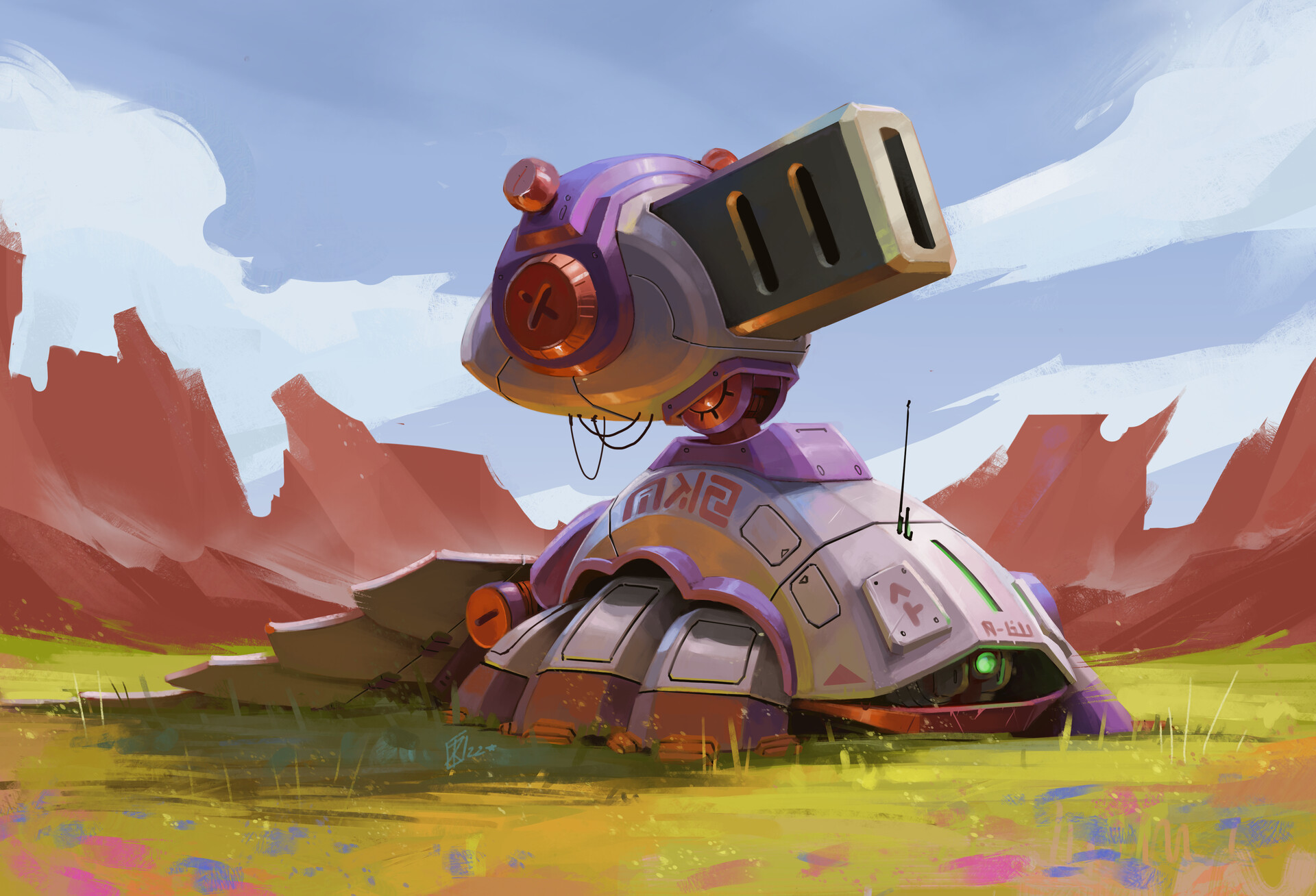 ArtStation - Skreeching cannonade