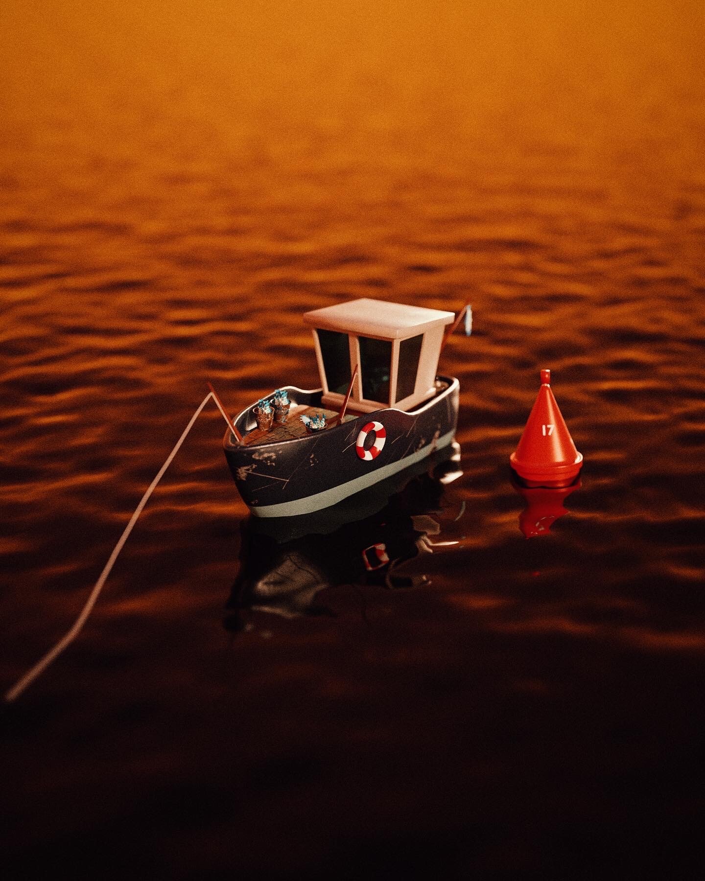ArtStation - Mini Boat