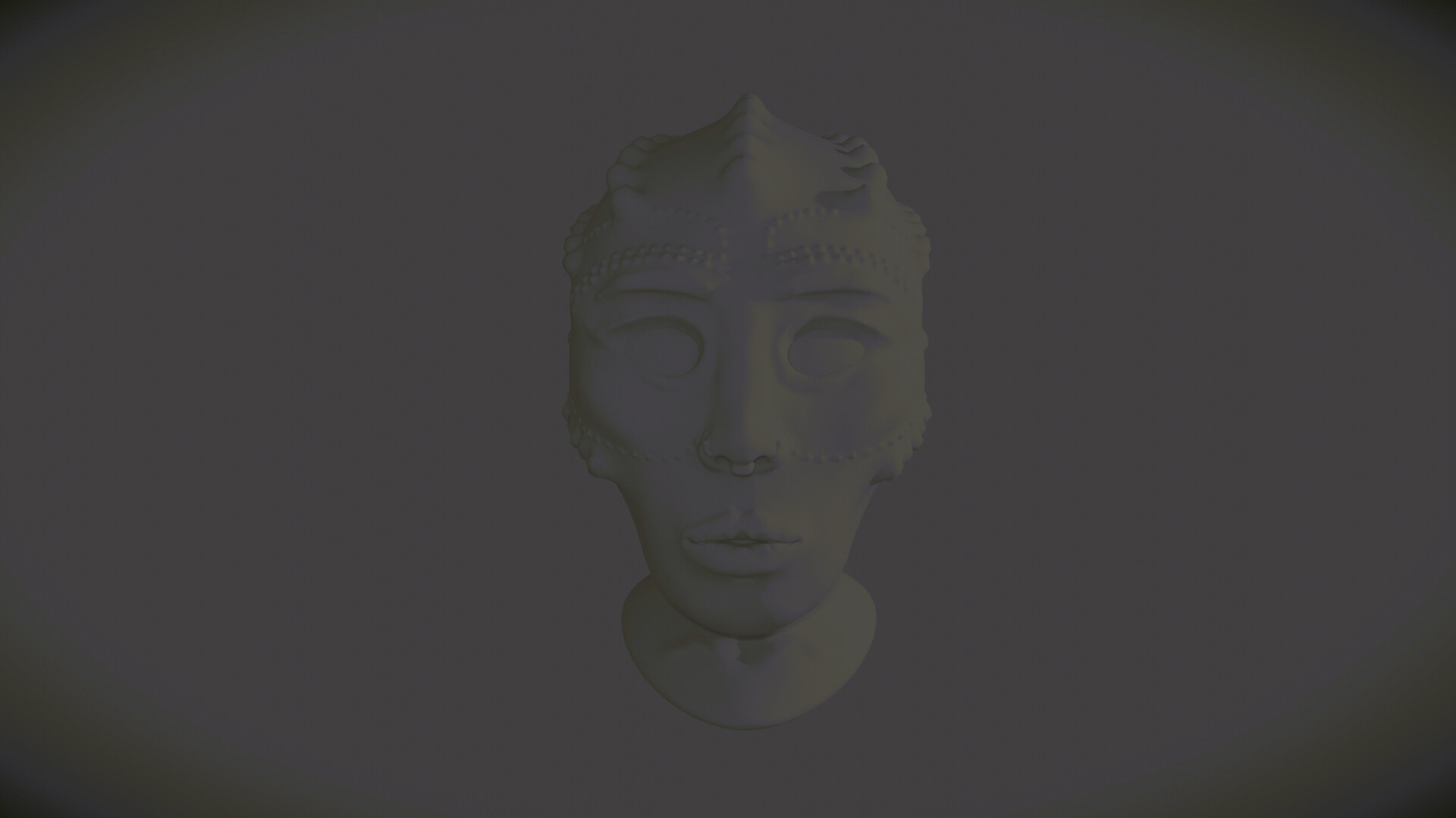 ArtStation - Alien character modeled in 3D (ENE)