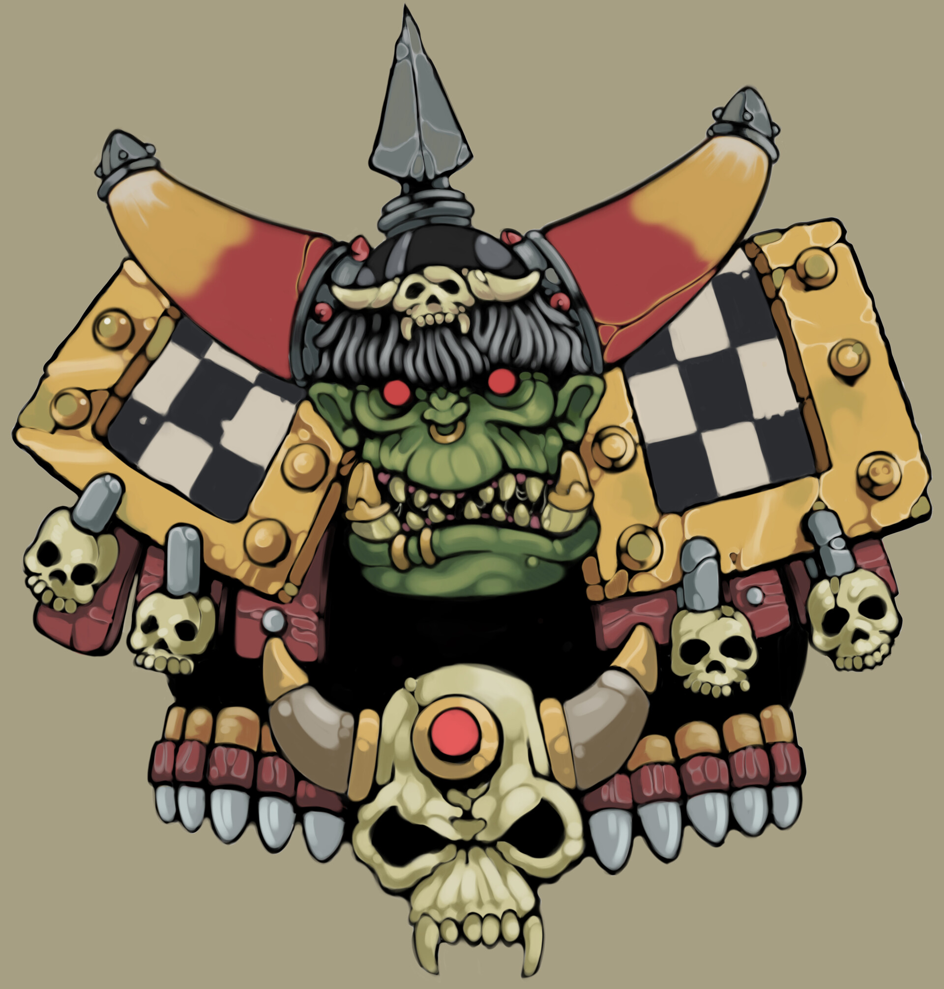 ArtStation - 40k Ork boss