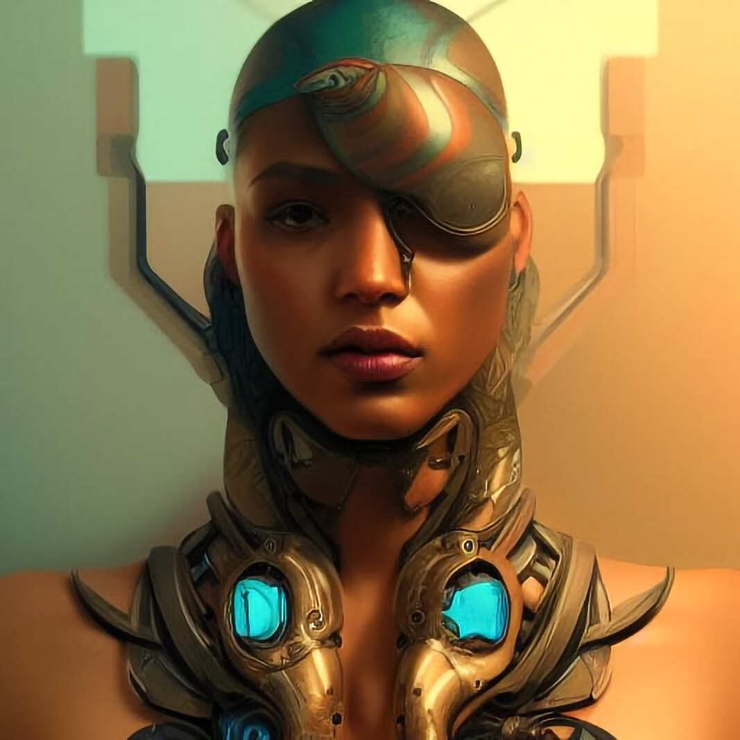 ArtStation - woman chamaleon