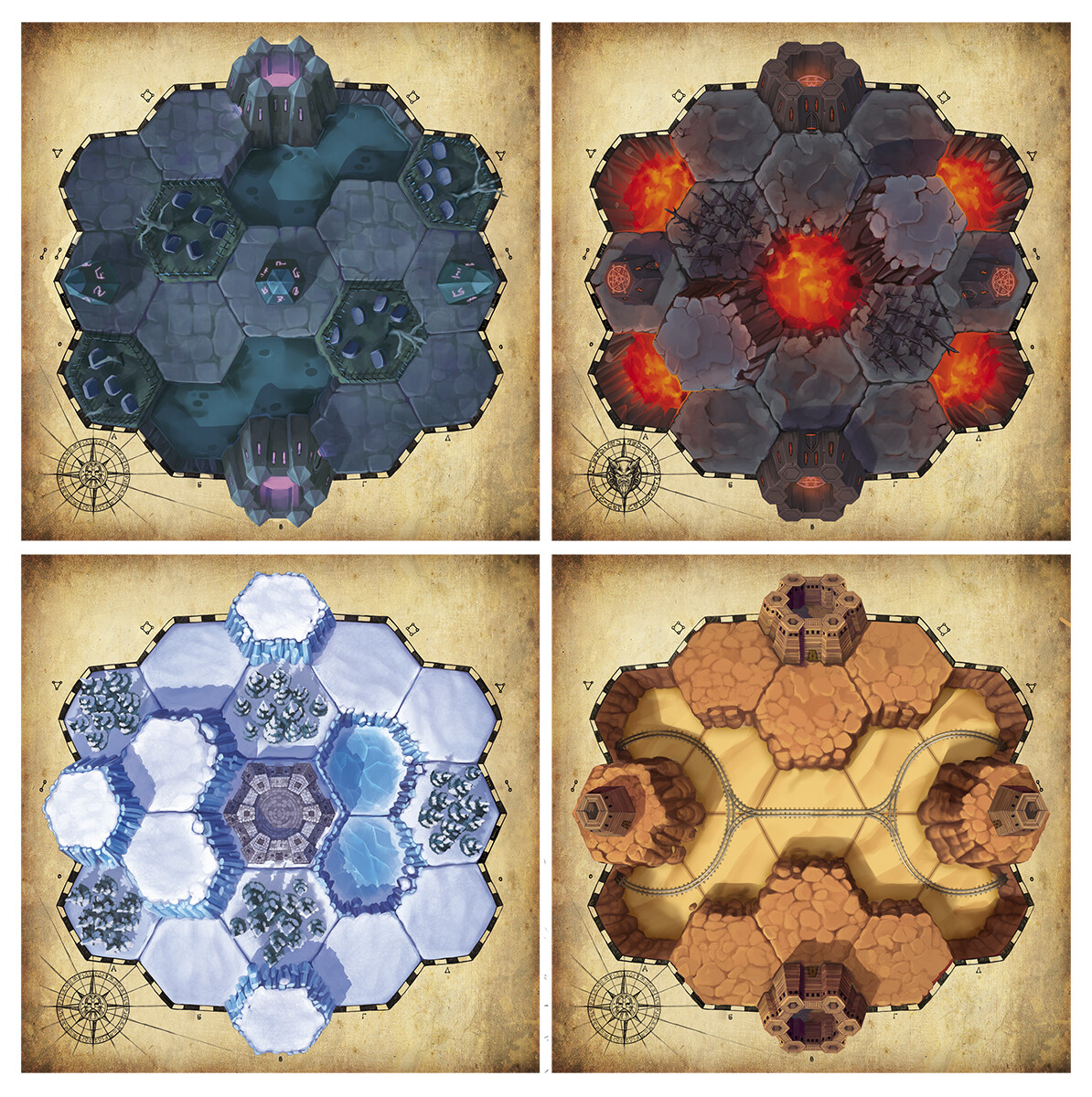 ArtStation - Sigillum's Bestiary Board Game