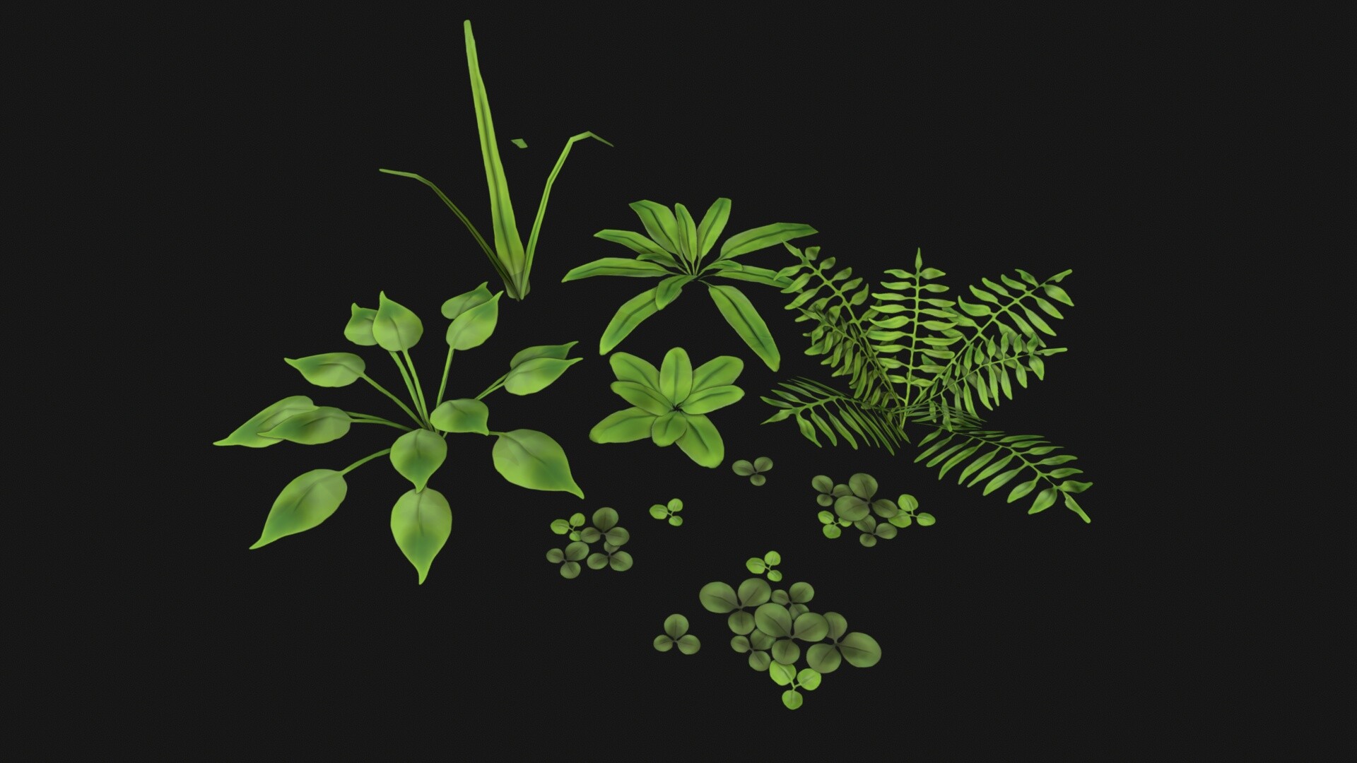 ArtStation - Stylized plants