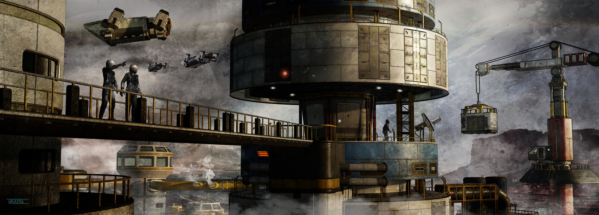 ArtStation - Mission to Minerva #KB3Dchallenge