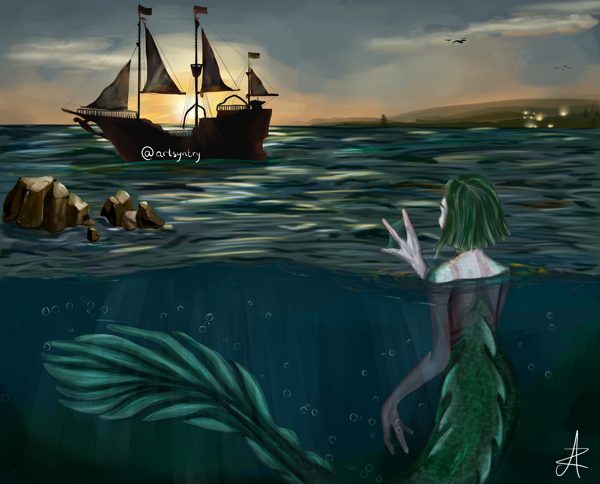 ArtStation - Mermaid Character