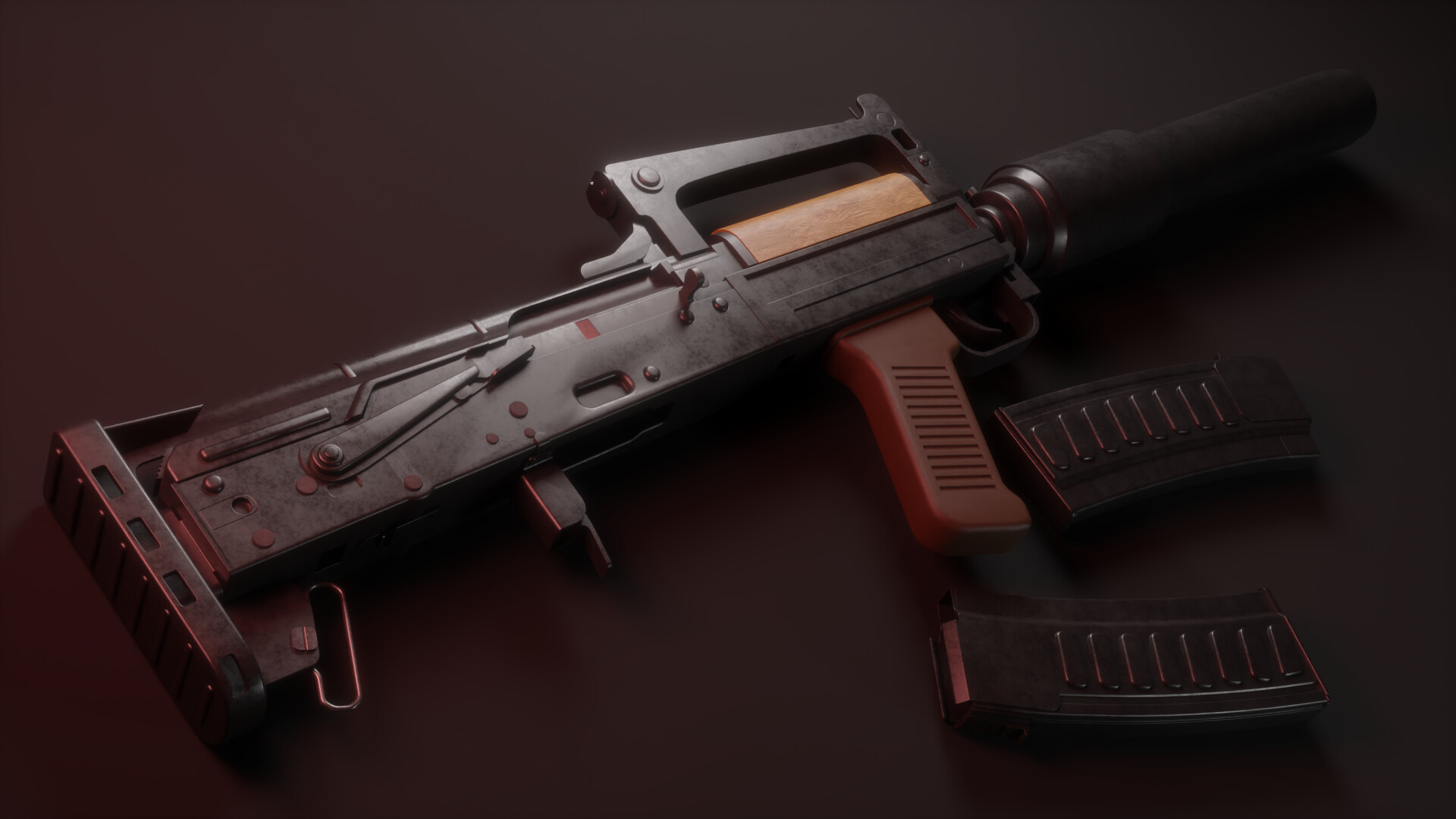 ArtStation - OTs-14 Groza