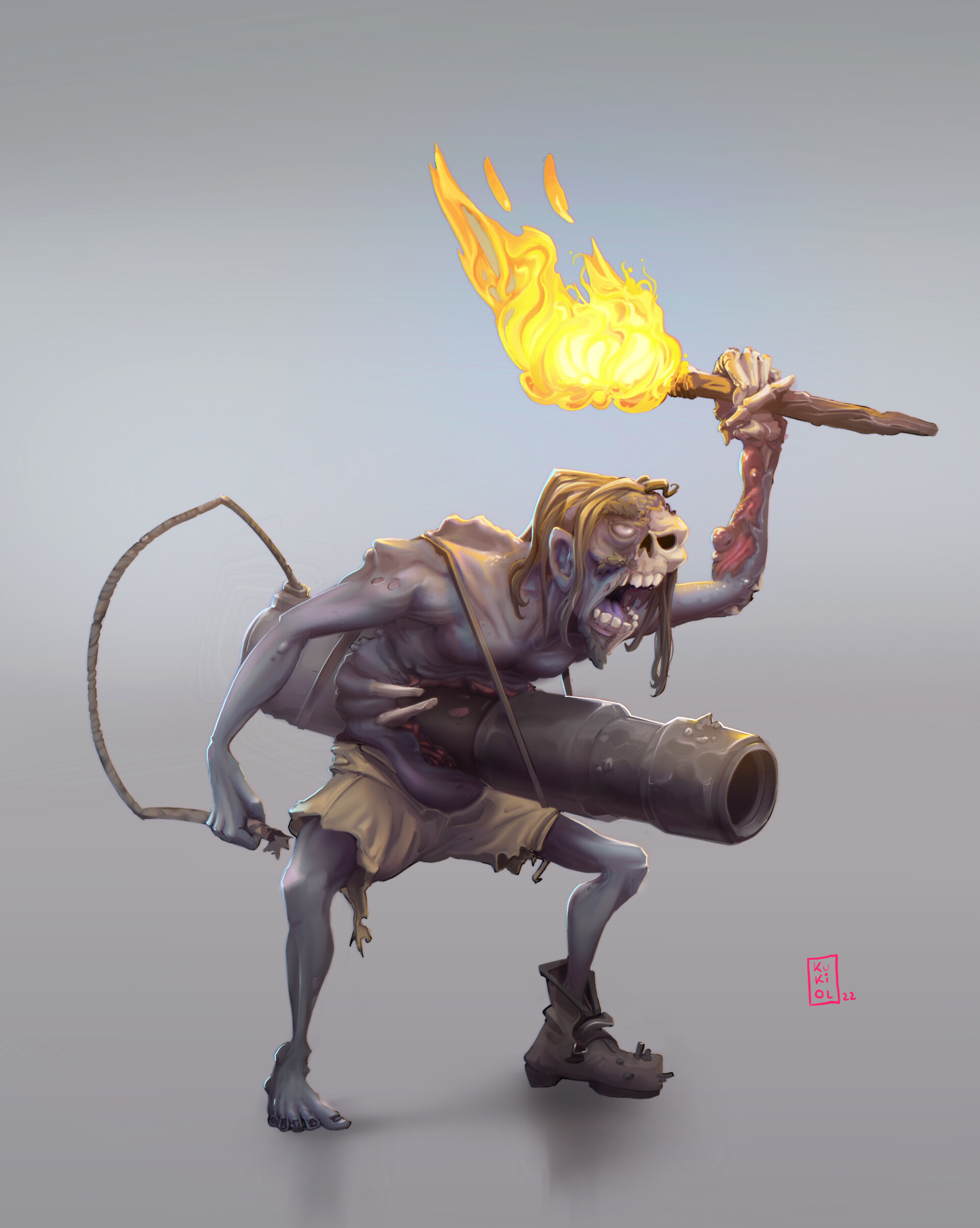 ArtStation - Zombie cannoneer