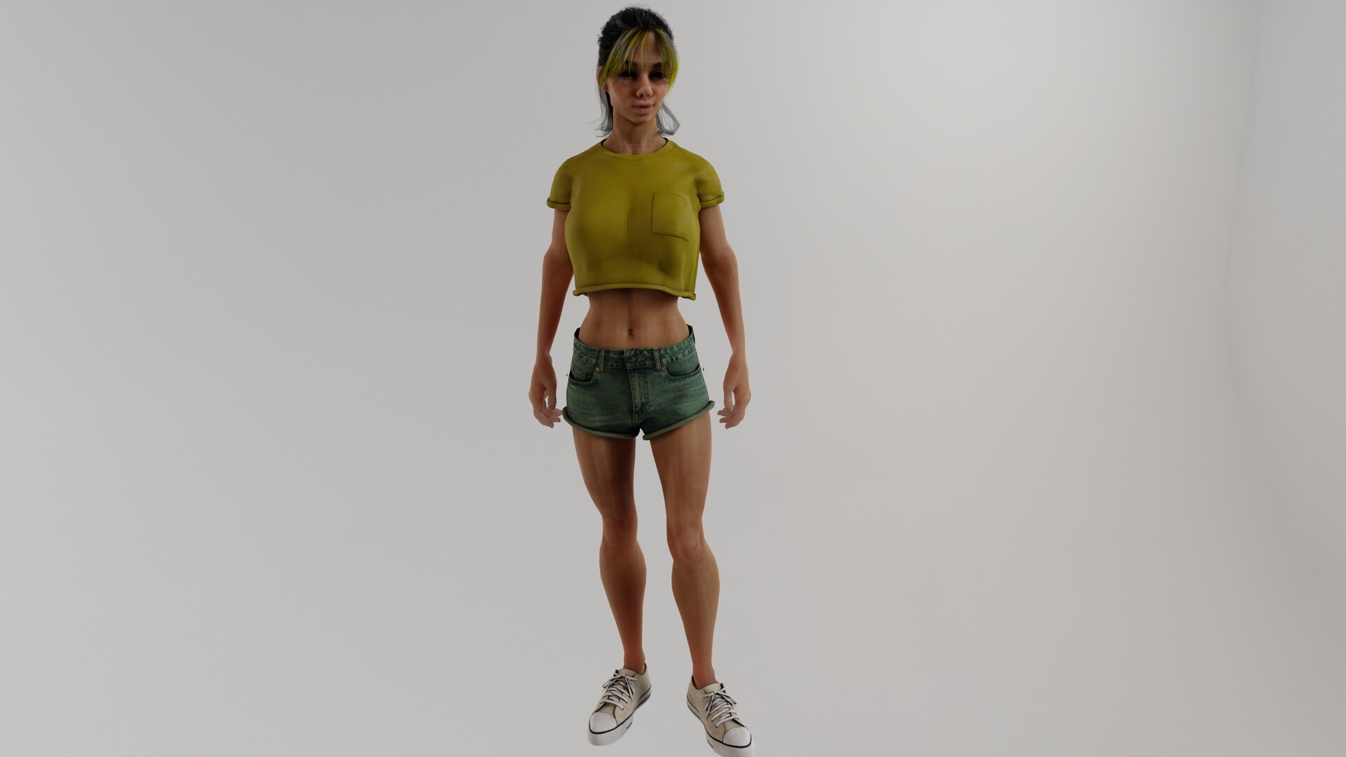 ArtStation - Beautiful zombie girl