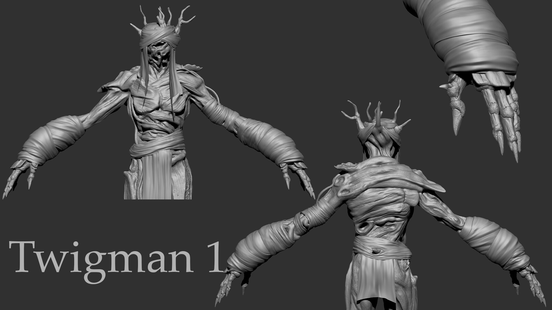 Timothy M. Joyce - Twigman 1st Variant. Creature character for The ...