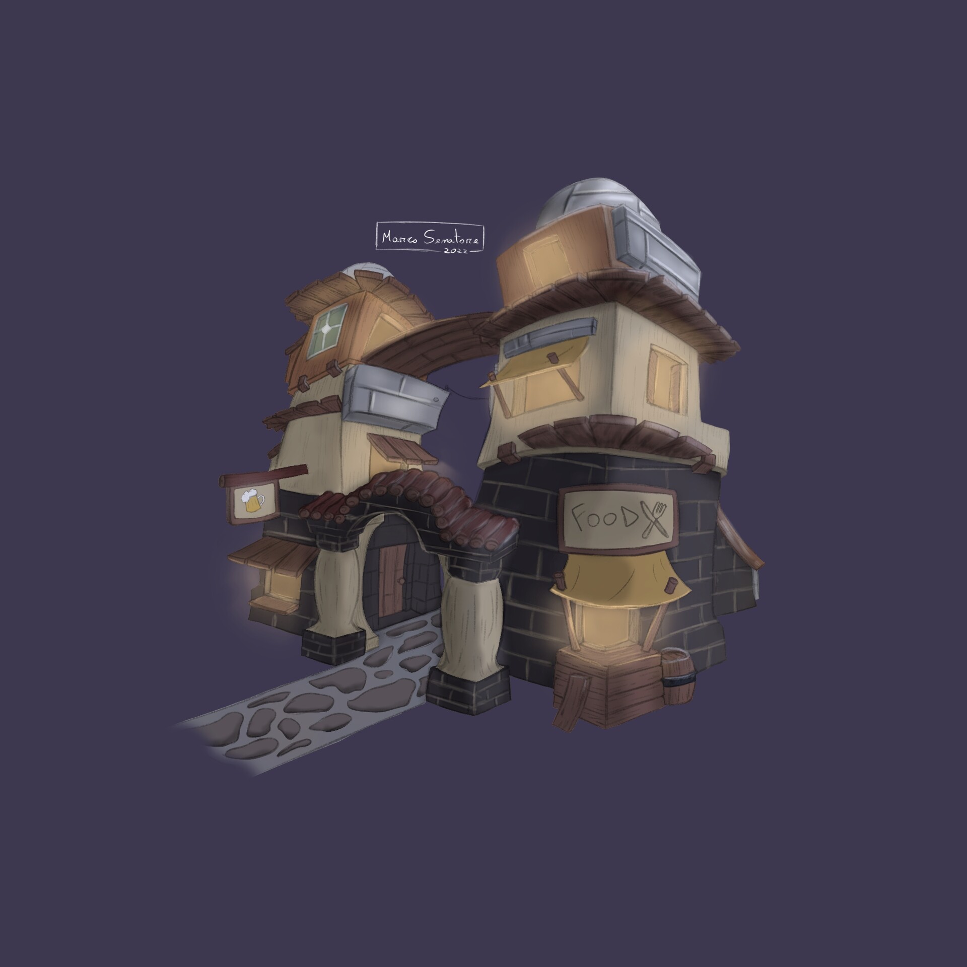 ArtStation - Fantasy Inn Concept Art